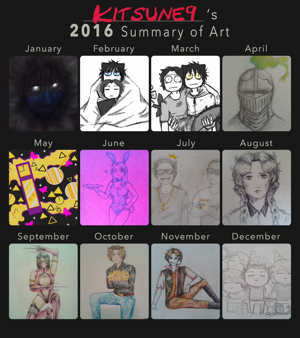 ArtStation - Summary of art (2016-2020)
