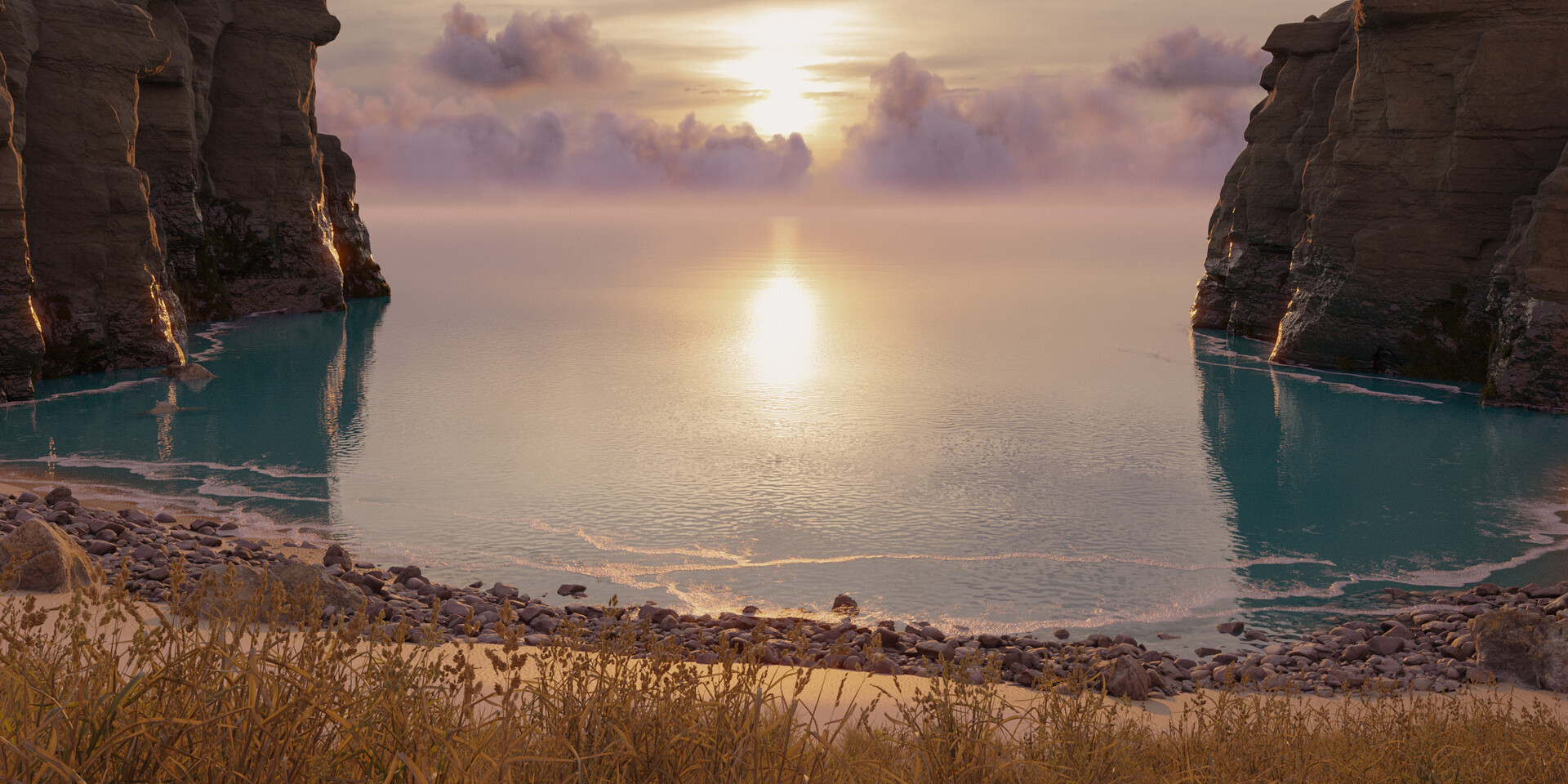 ArtStation - Sunset Cove