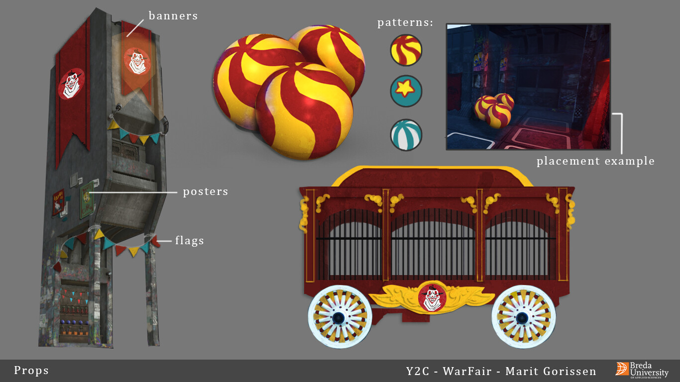 Marit Gorissen - Y2 WarFair Prop design, UI and 2D