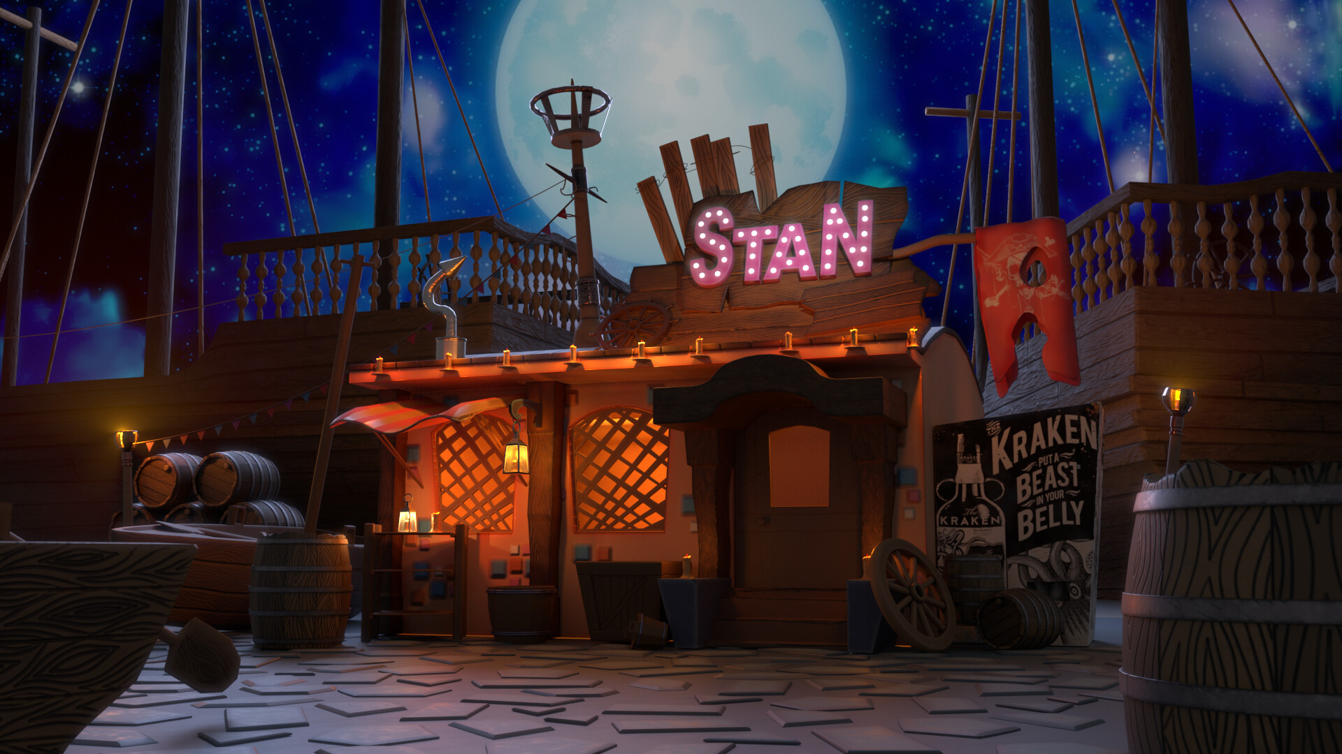 ArtStation - Stan's Cabin