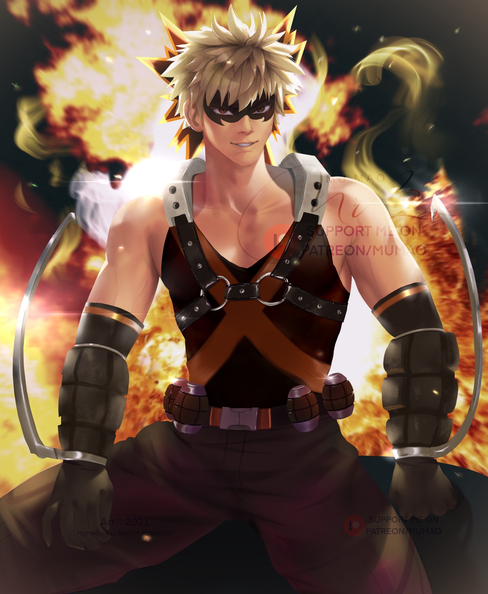 ArtStation - Bakugou (My Hero Academia)