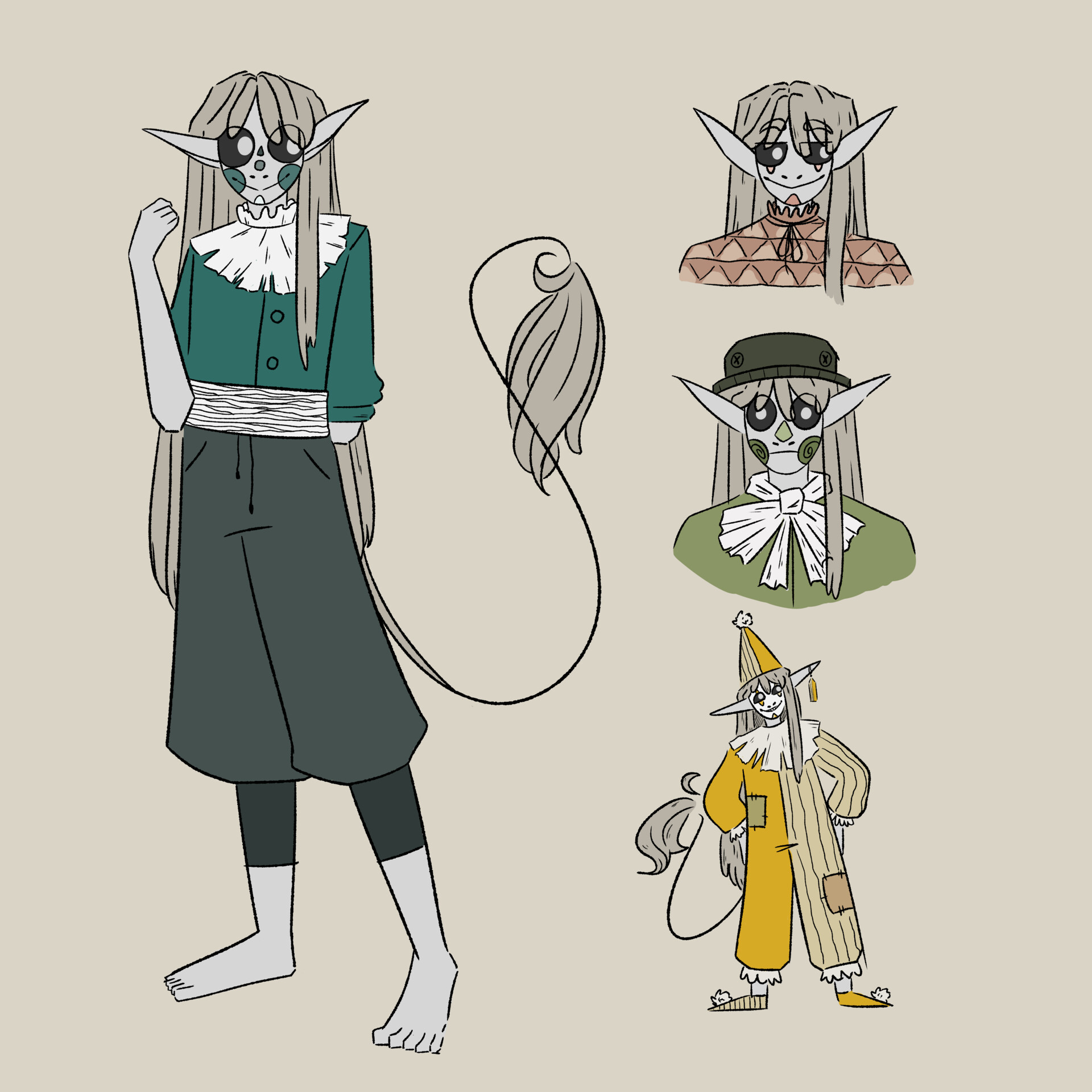 ArtStation - lee character sheet