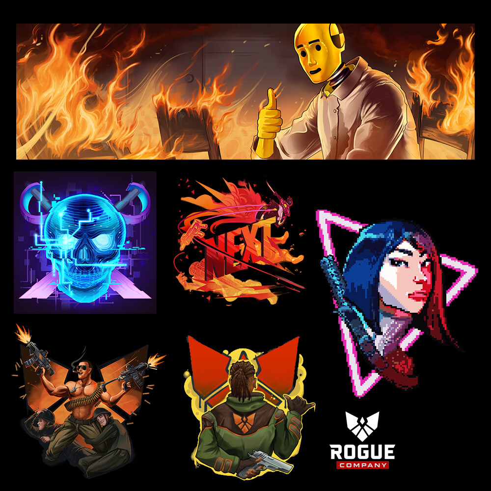 ArtStation - Rogue Company UI Work