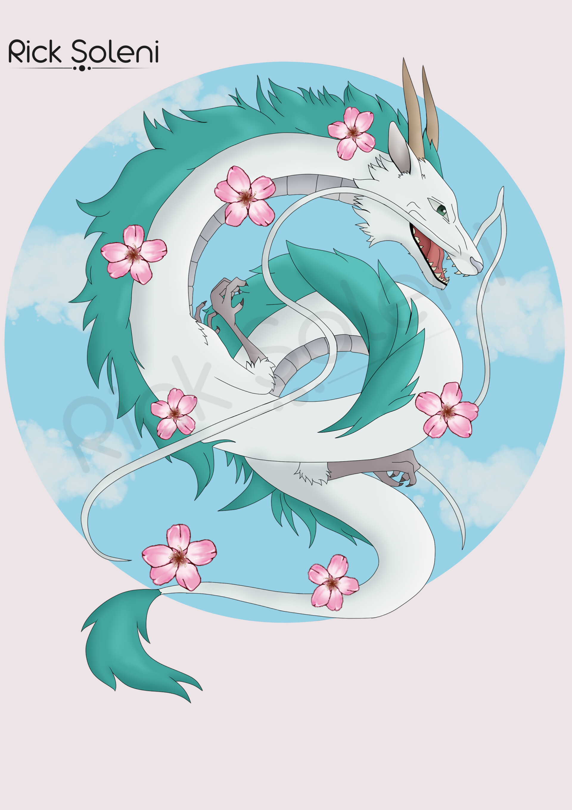 ArtStation - Haku - Spirited Away