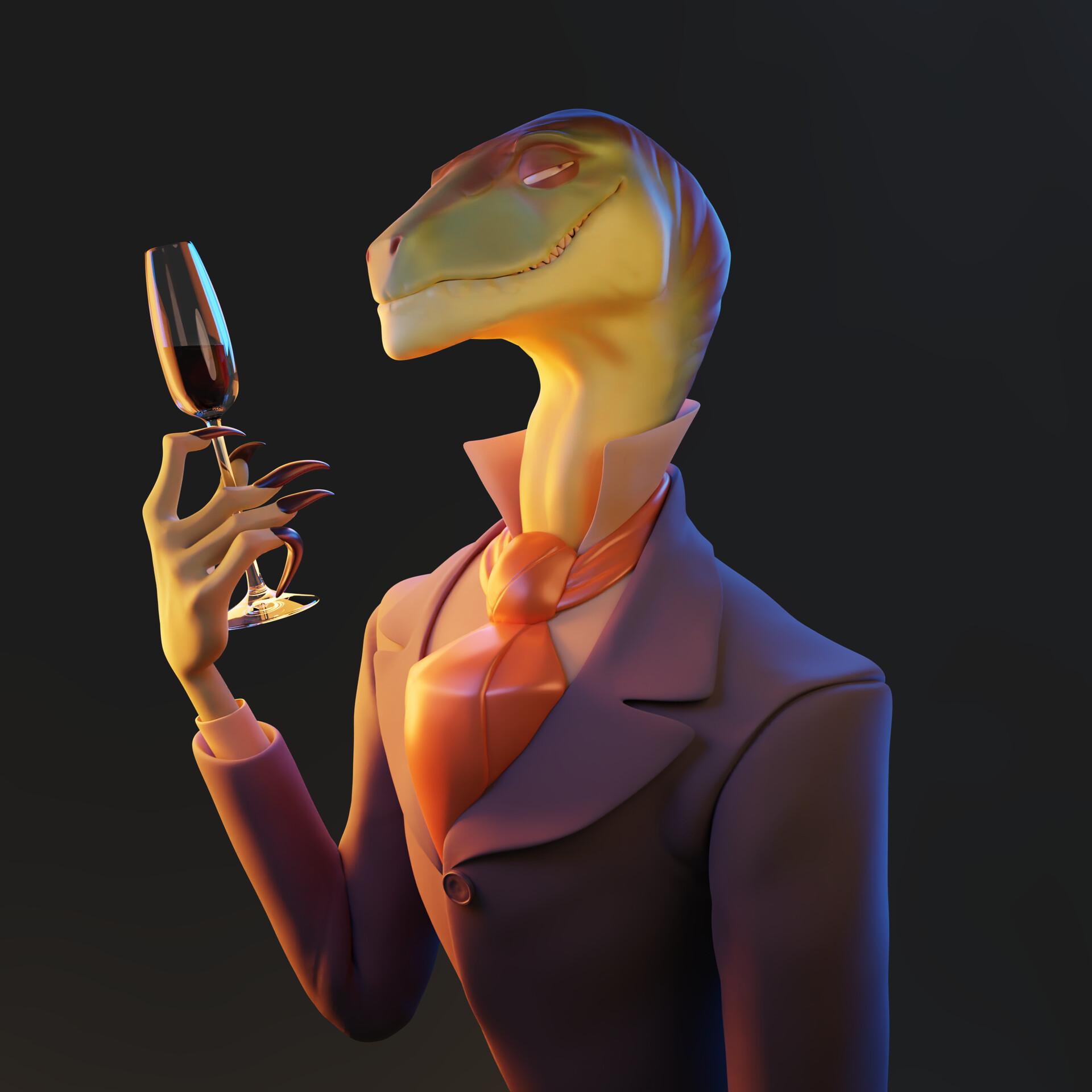 ArtStation - Fancy Dino