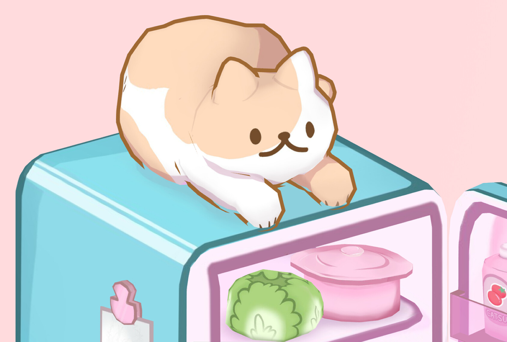 Lydia Hatcher - Cats Raid a Fridge