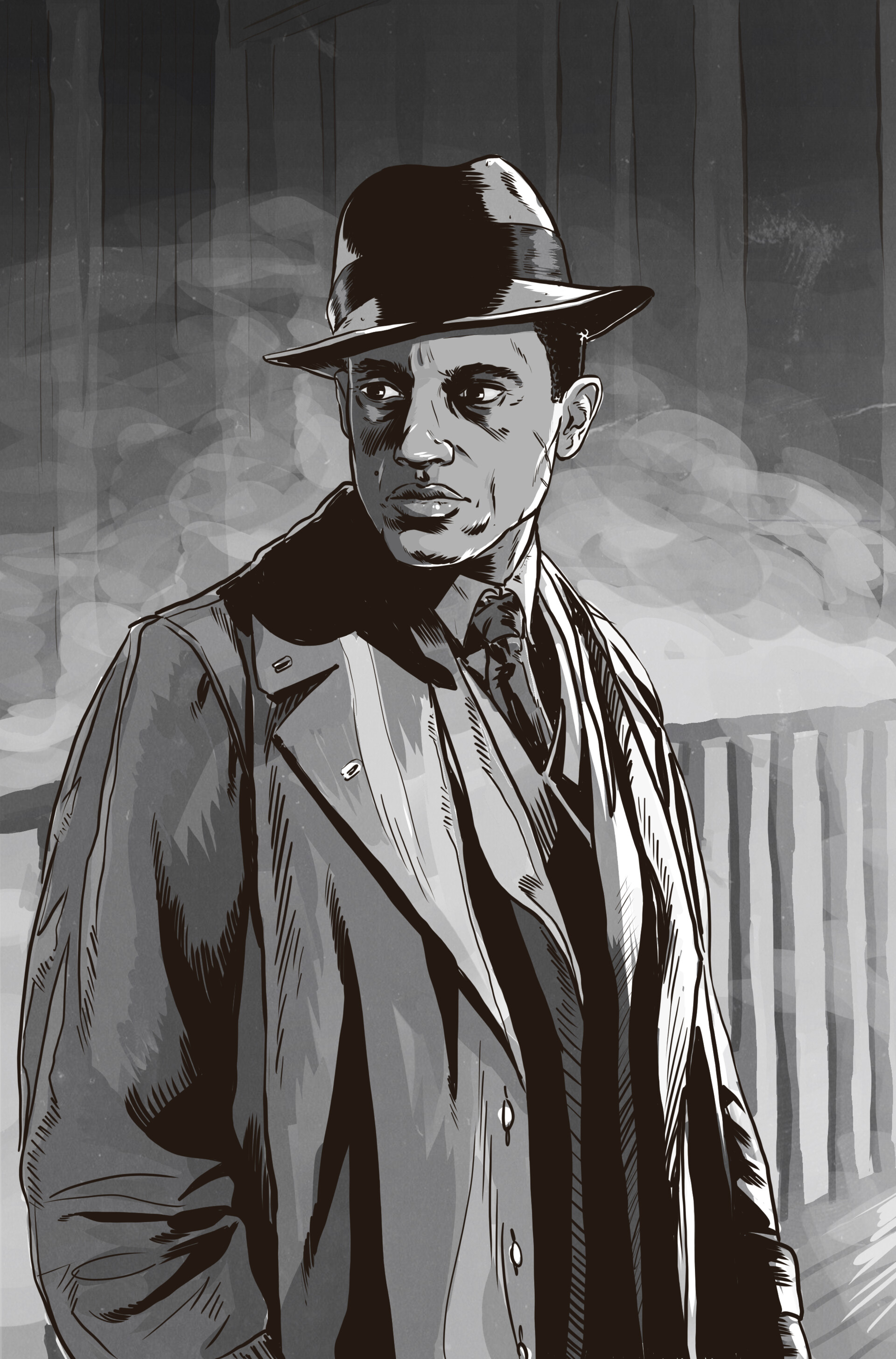 ArtStation - Detective Character Illustration