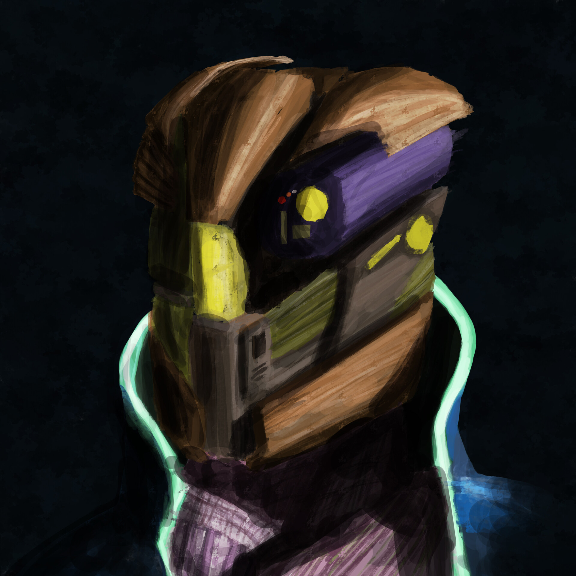 ArtStation - a random helmet