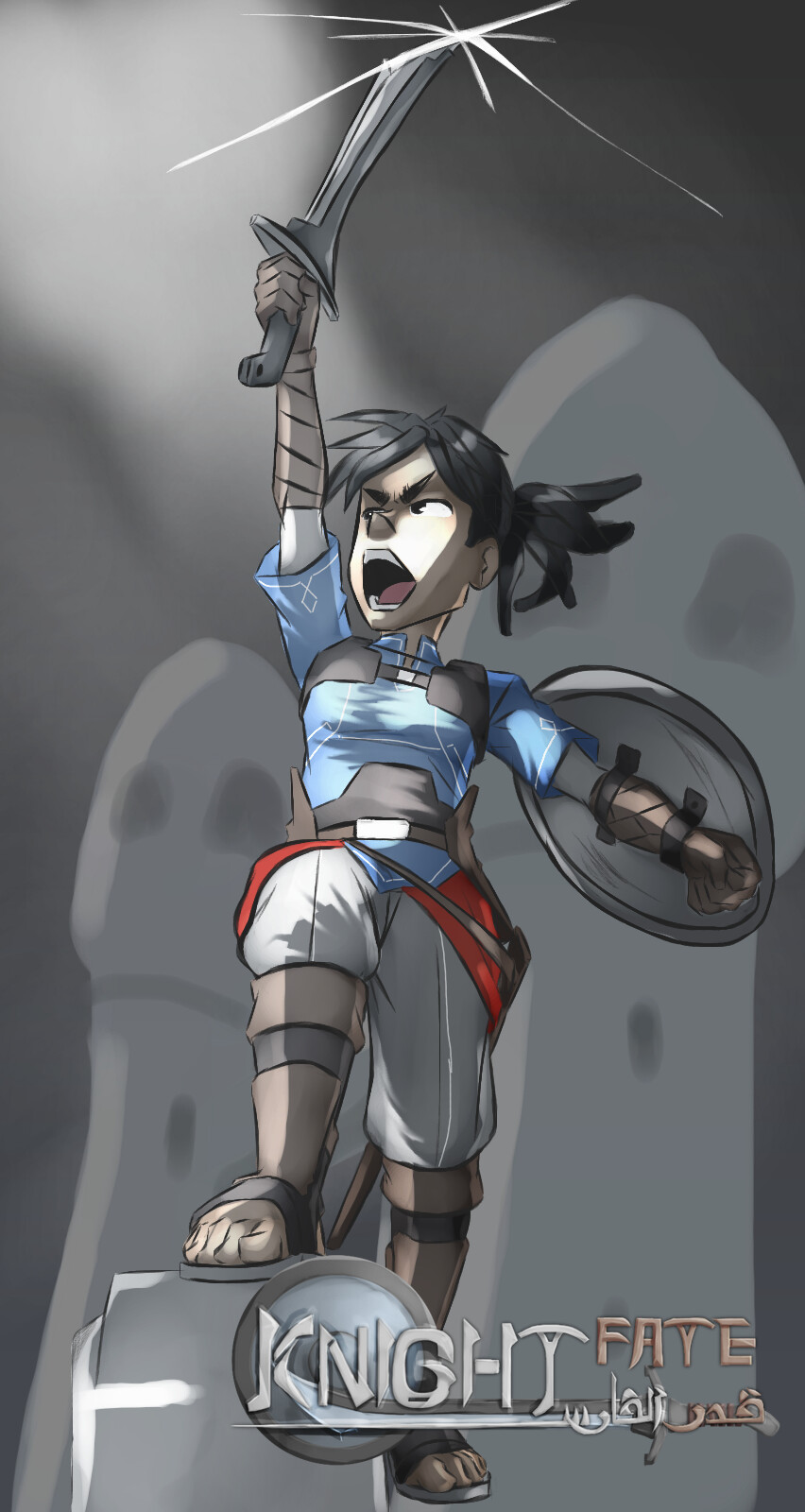 ArtStation - character art knight fate