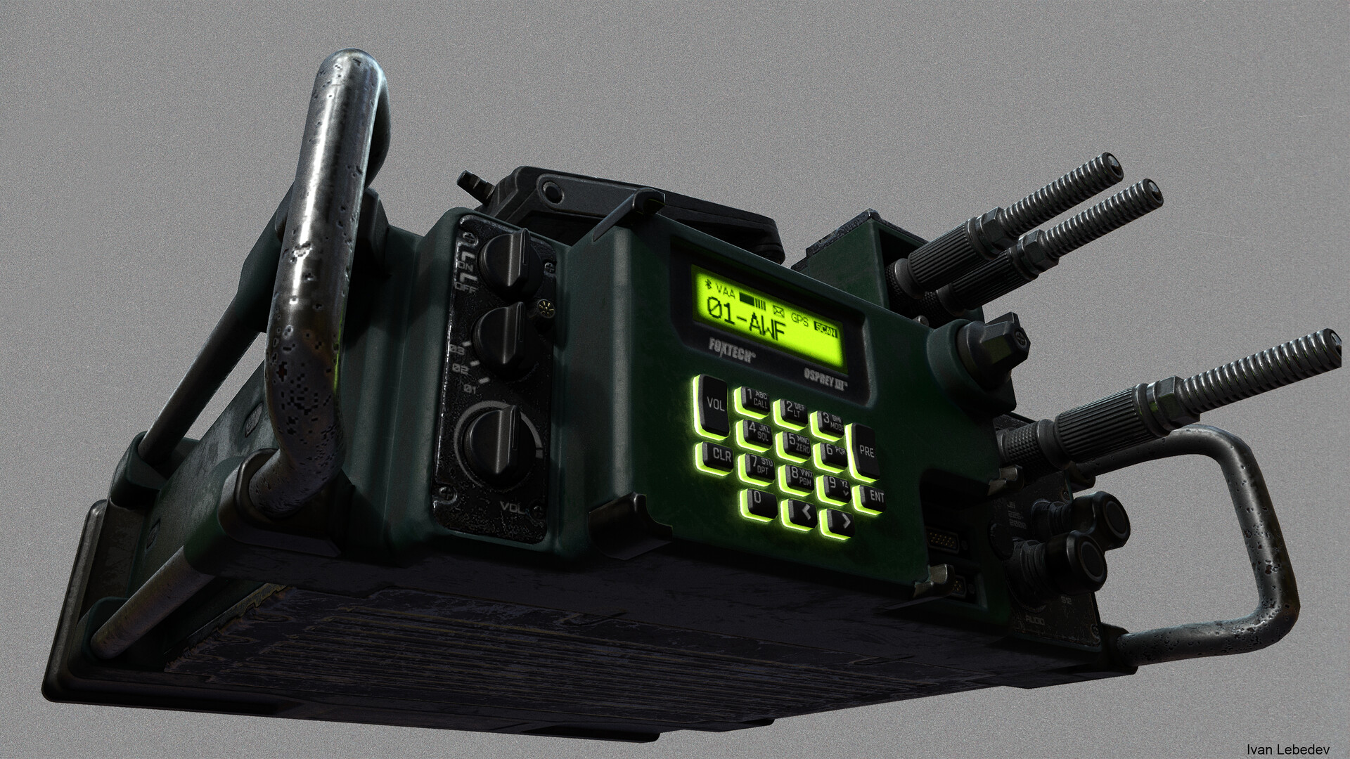 ArtStation - Military Radio Study.