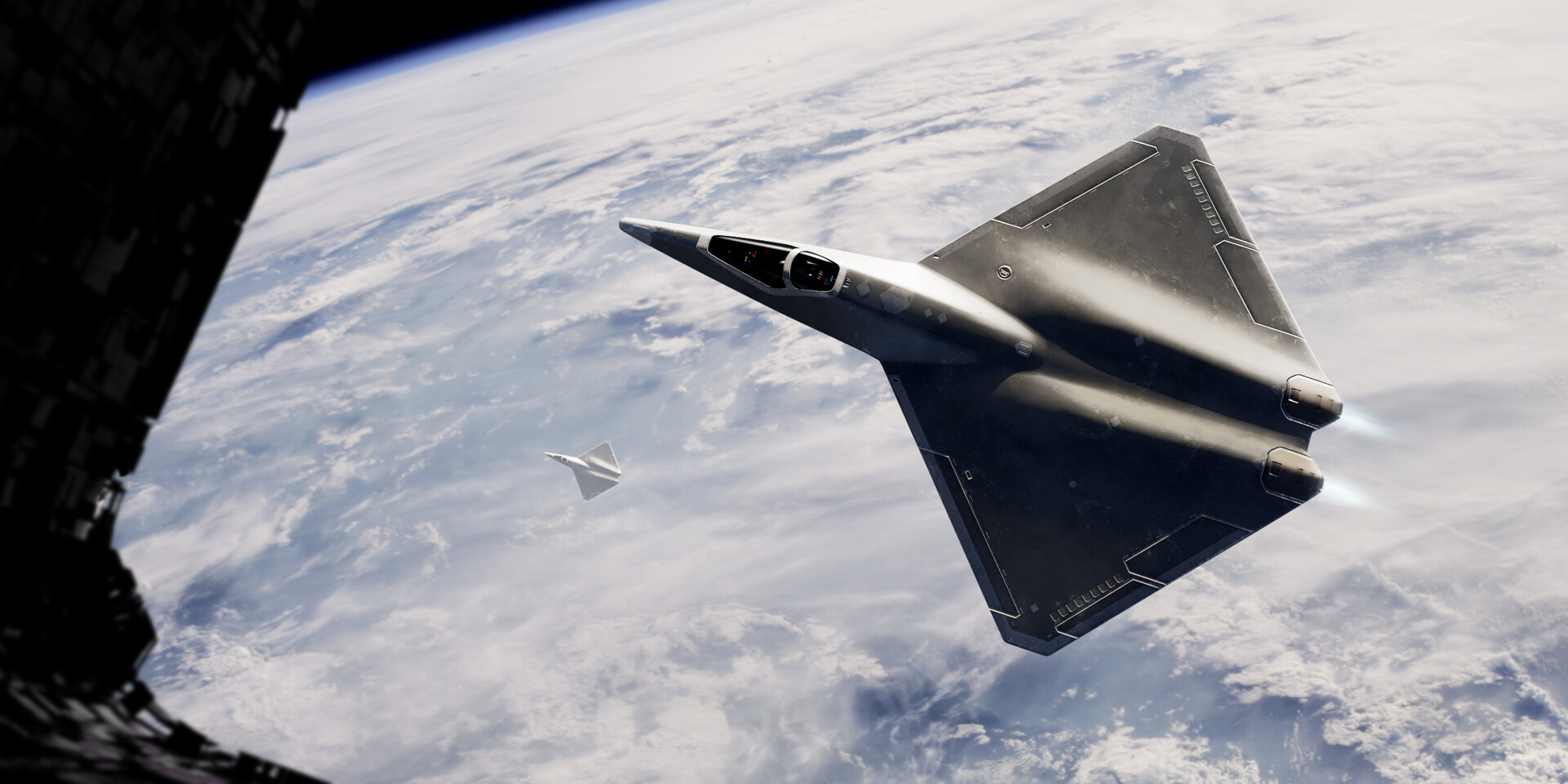 ArtStation - Single Stage to Orbit: 3D Sci Fi Jet