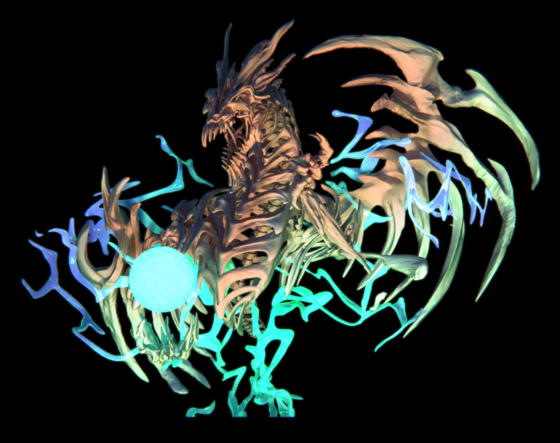 ArtStation - Metal Dragon Sneak Peek