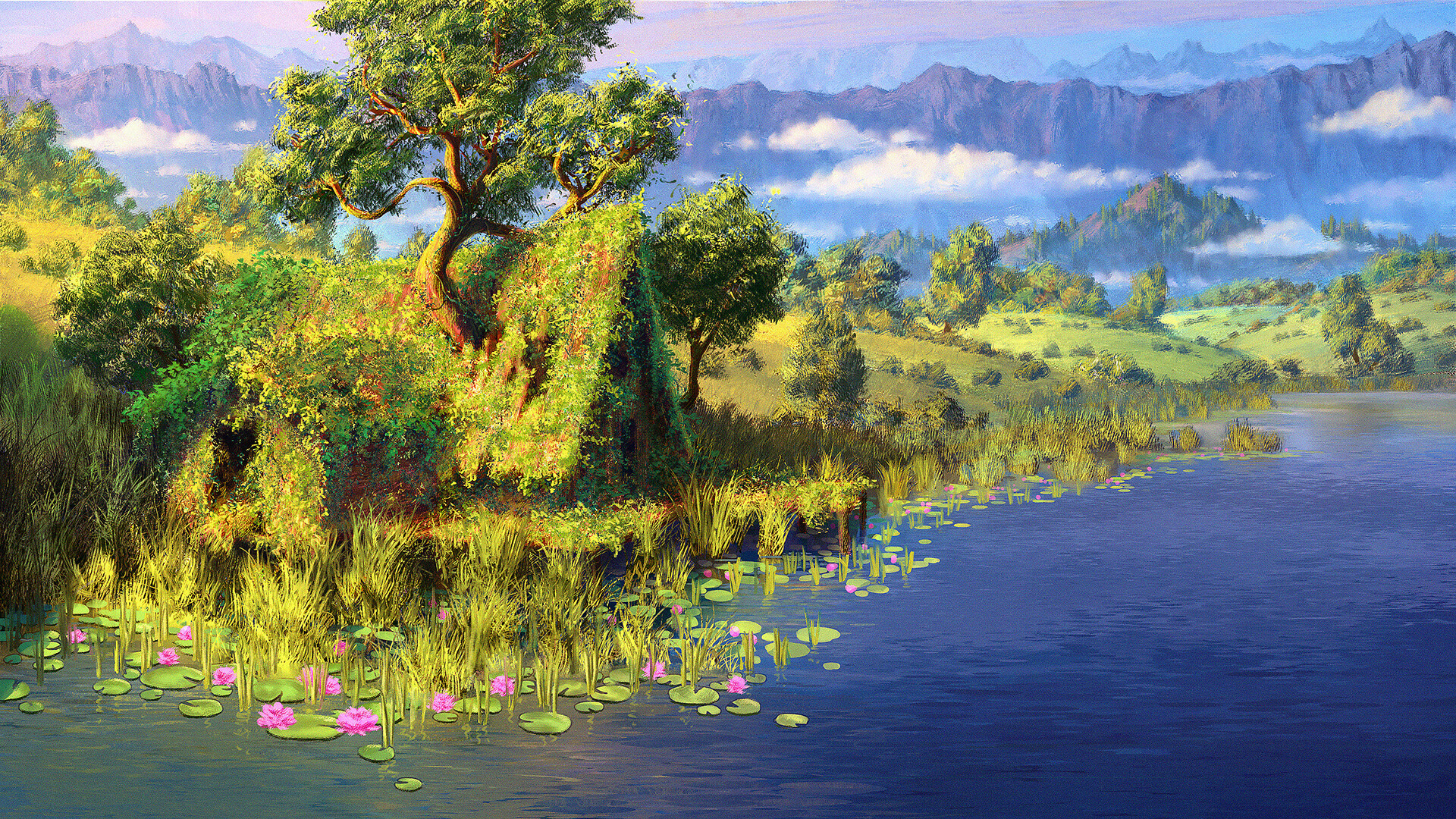 ArtStation - Verschlag an der Seenplatte