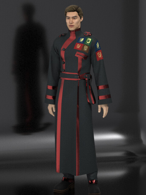 ArtStation - Anime military outfit