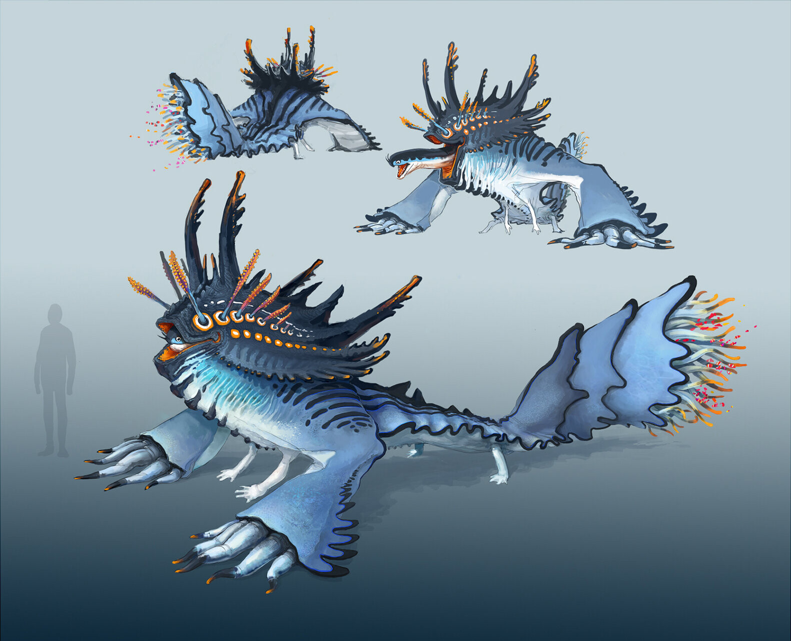 ArtStation - The Game Challenge - ''Blue Monster''