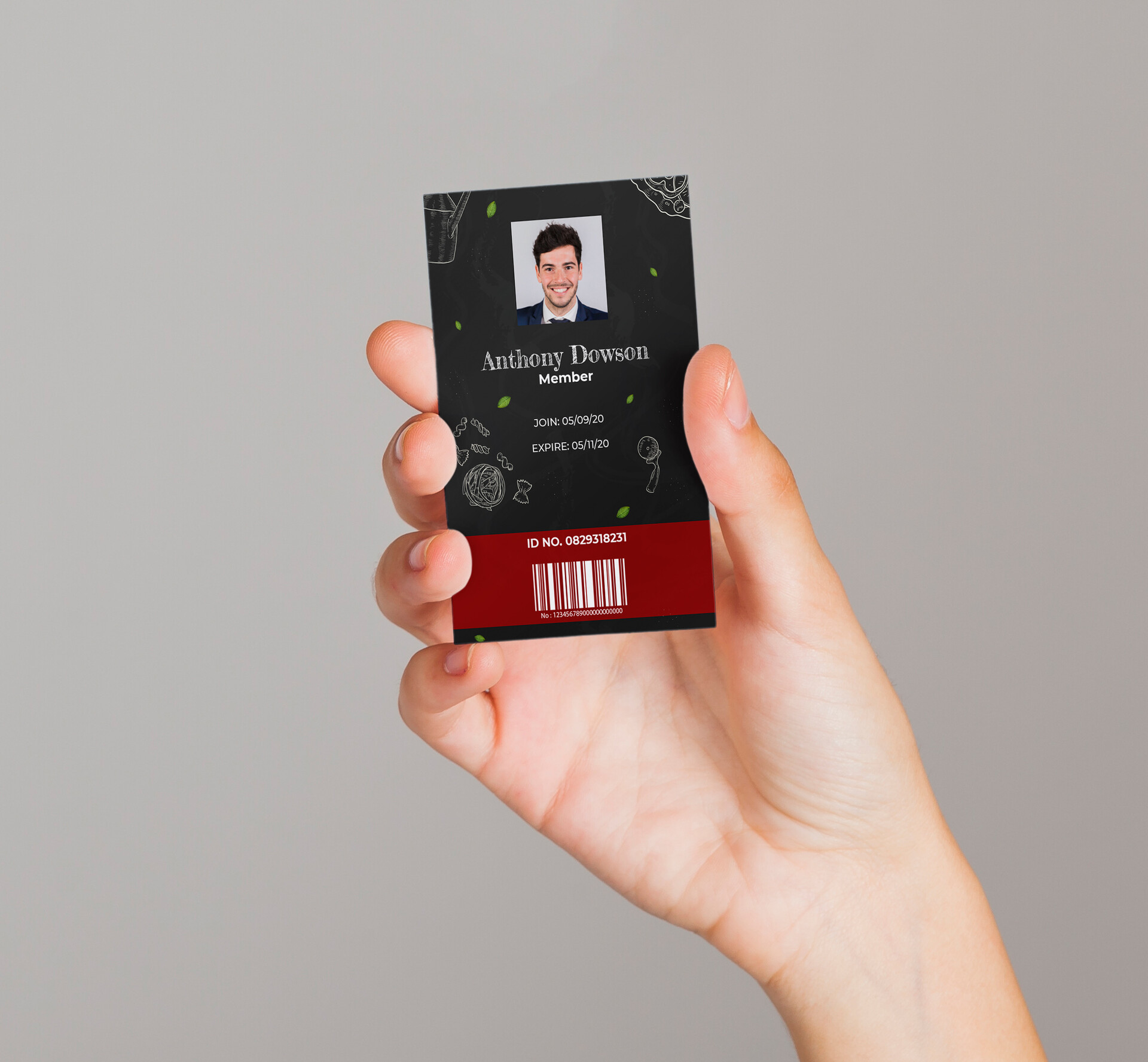 ArtStation - Italian restaurant ID card