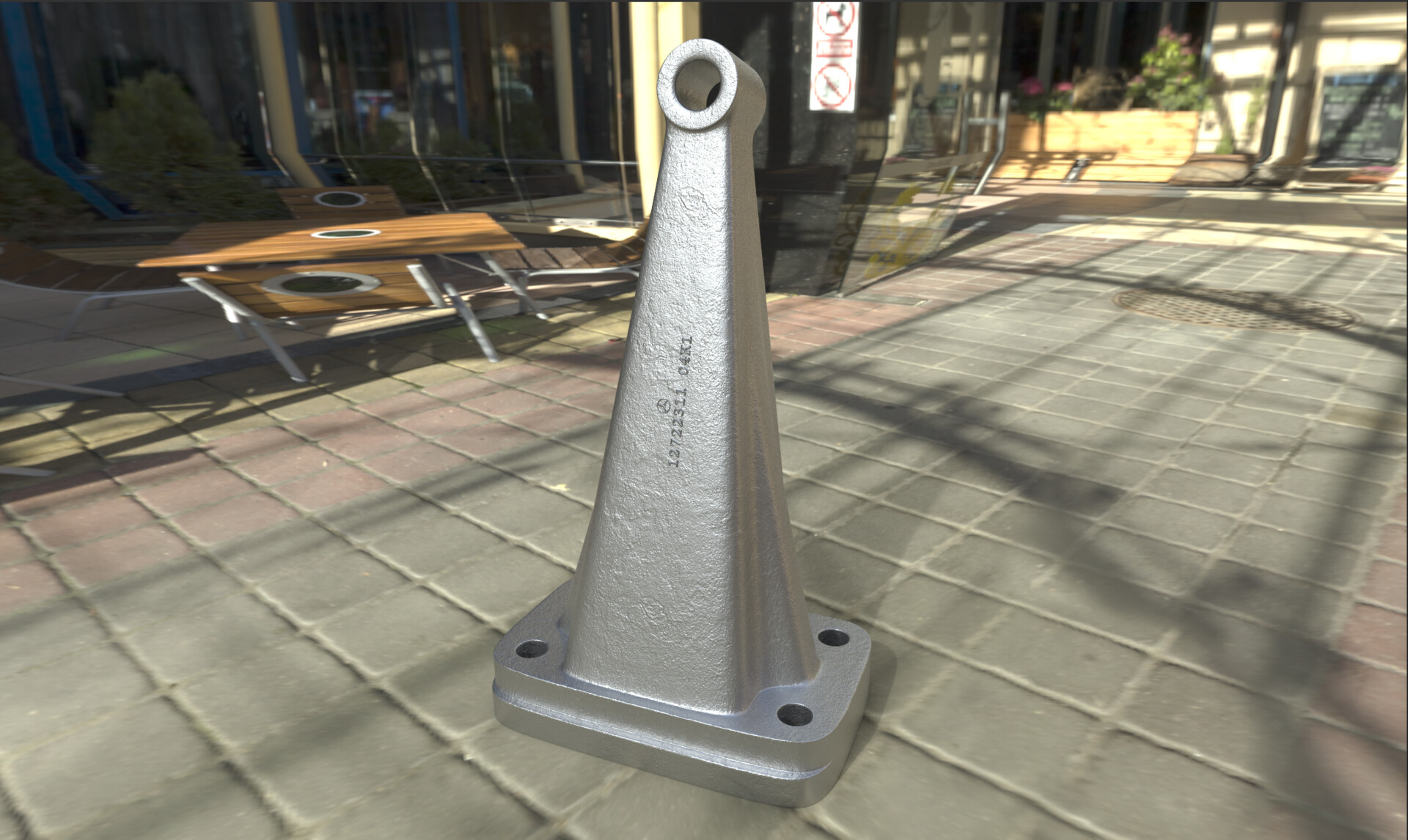 ArtStation - Mercedes W113 Engine Mount