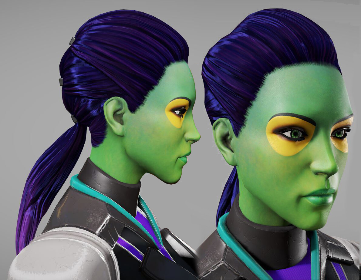 ArtStation - Gamora - Guardians of the Galaxy: The Telltale Series