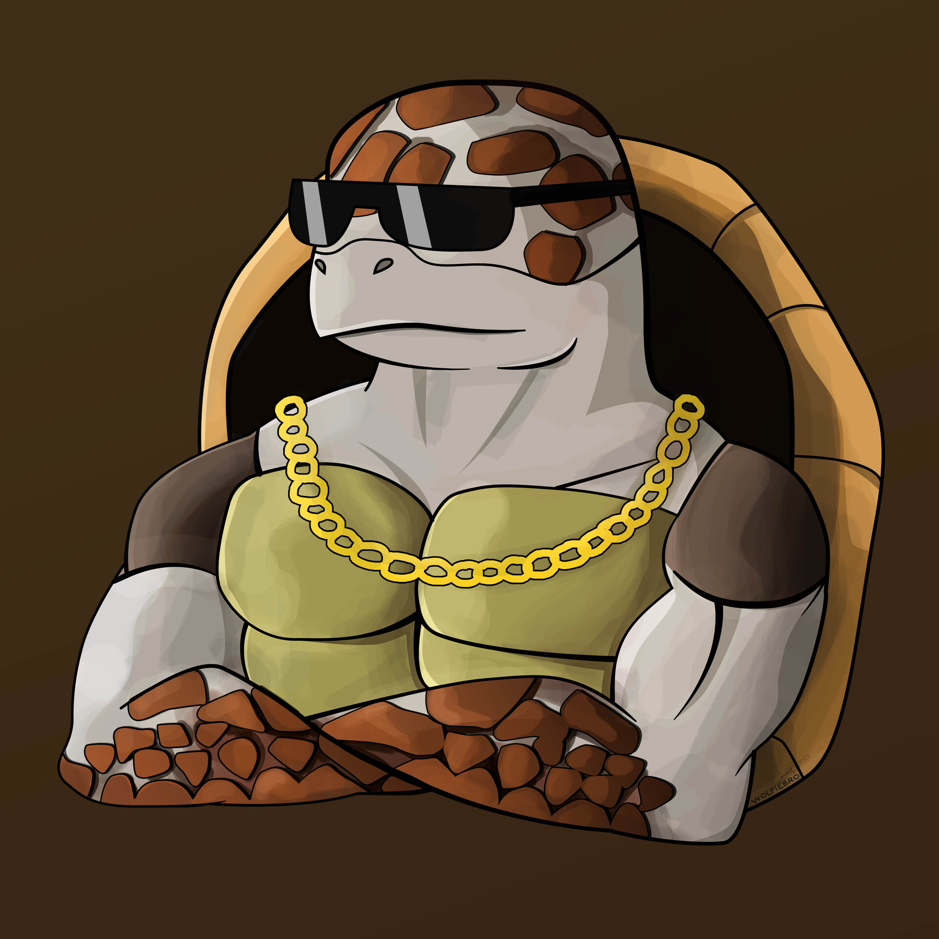 ArtStation - Savage Turtle Illustration