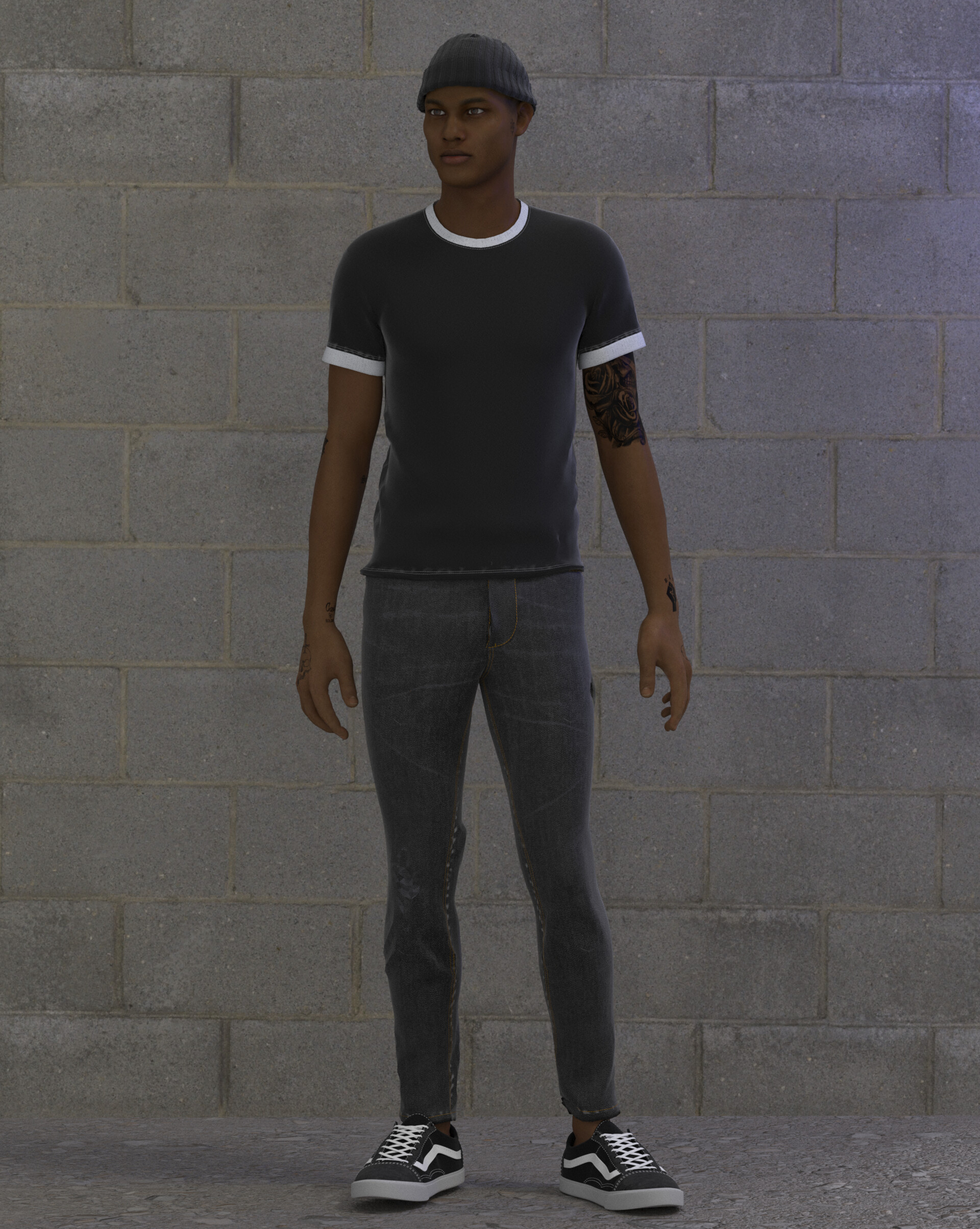 ArtStation - Man Fashion 3D Art with Clo 3D