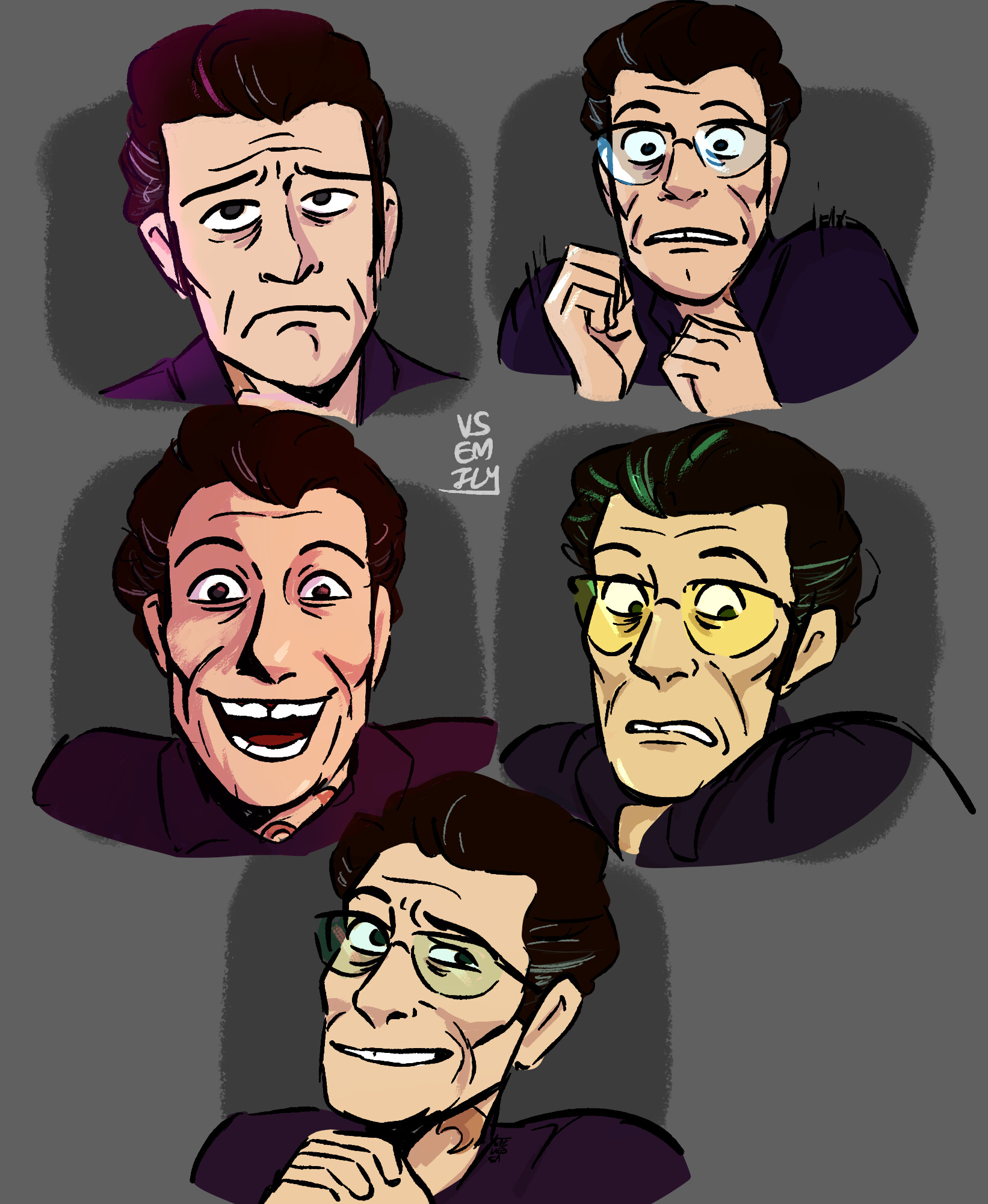 ArtStation - Dave Miller coloring practice