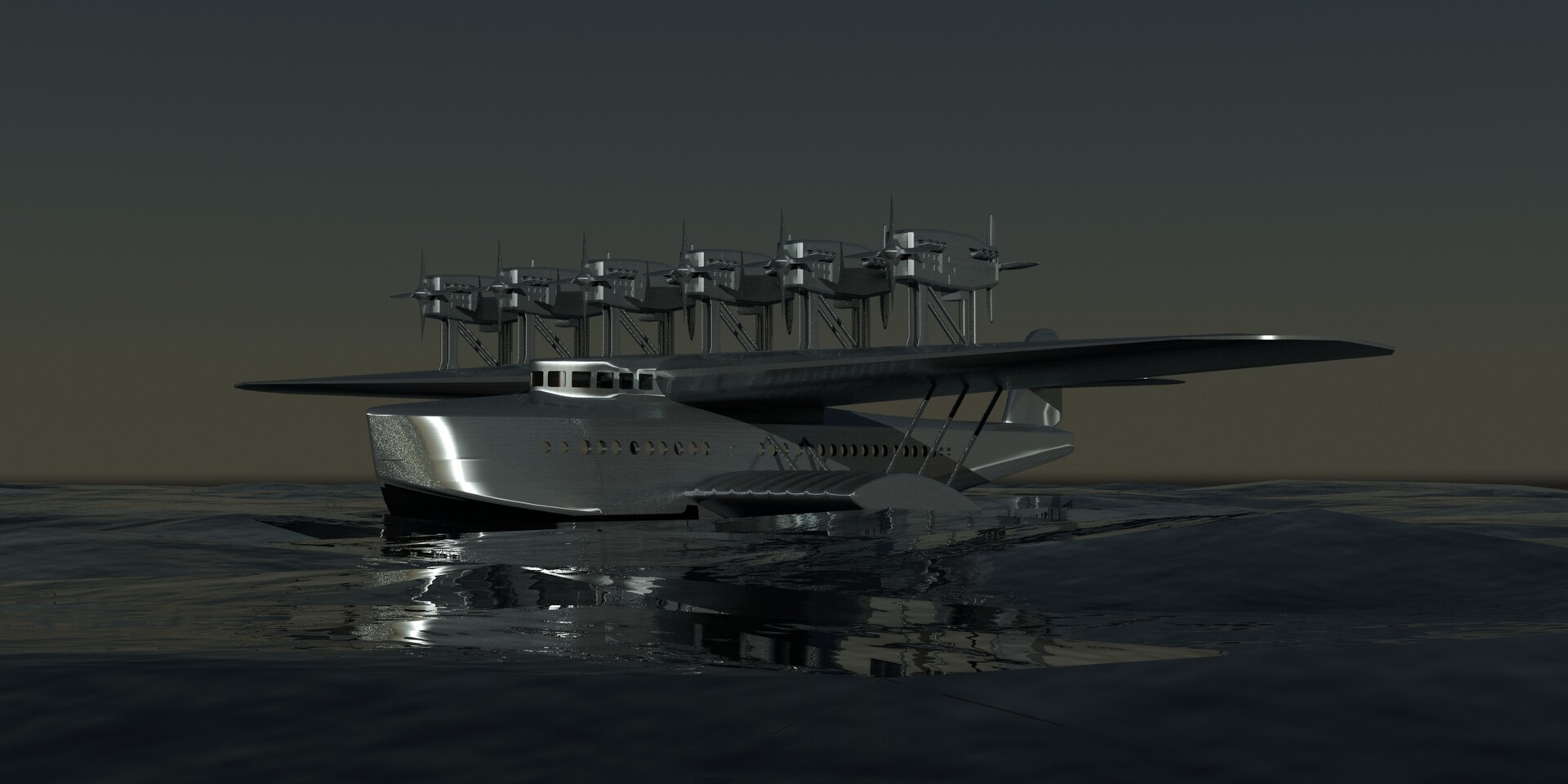 ArtStation - Flying boat