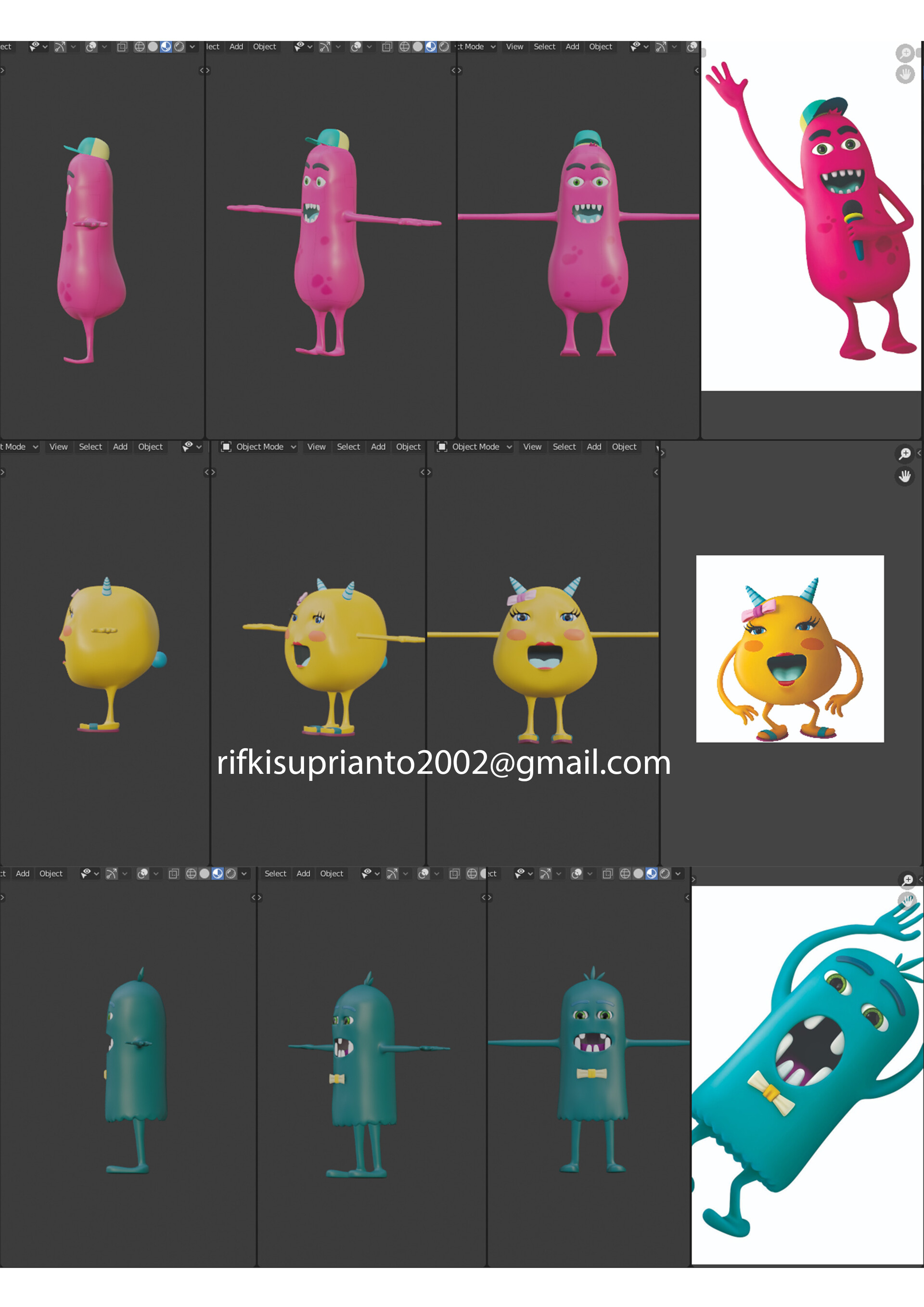ArtStation - FREELANCE 3D MODEL TVC THREE INDONESIA