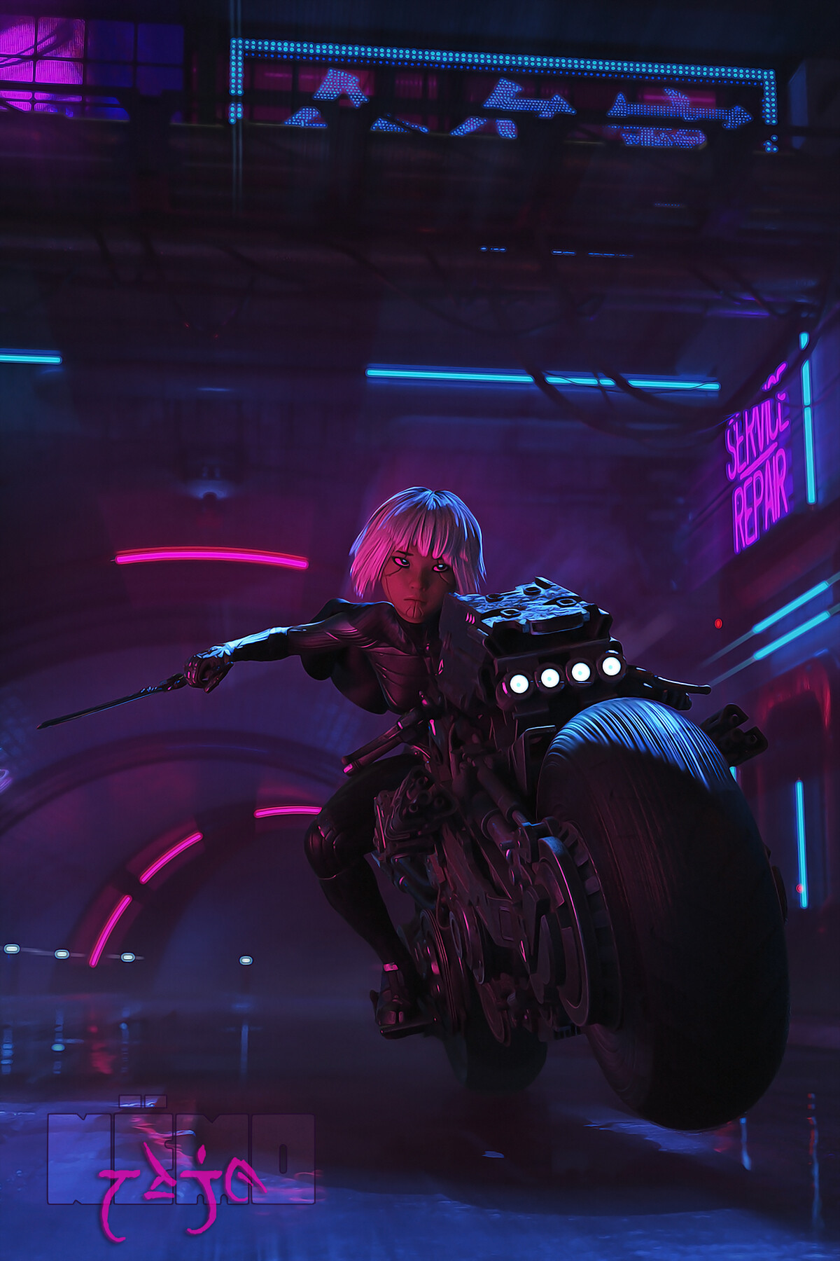 ArtStation - Cyber-rider