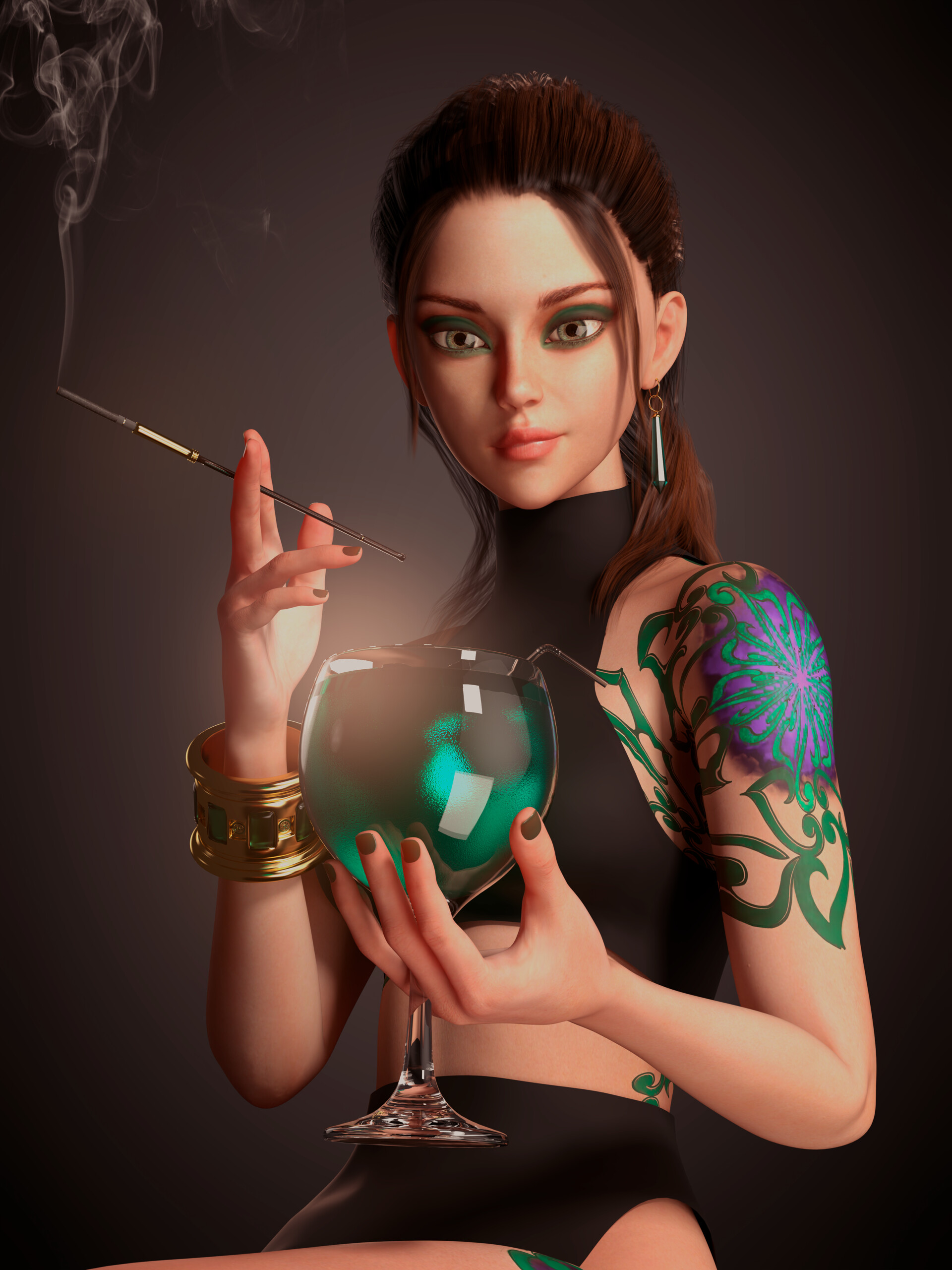 ArtStation - Nara - Spirit of the night.