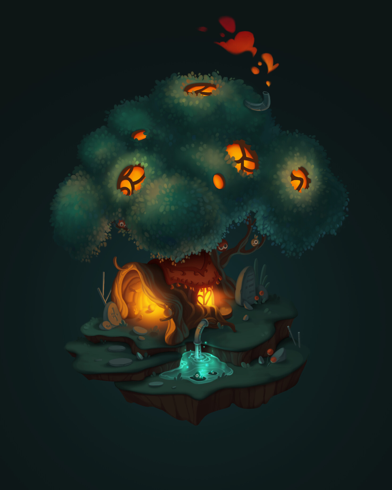 ArtStation - Enchanted tree