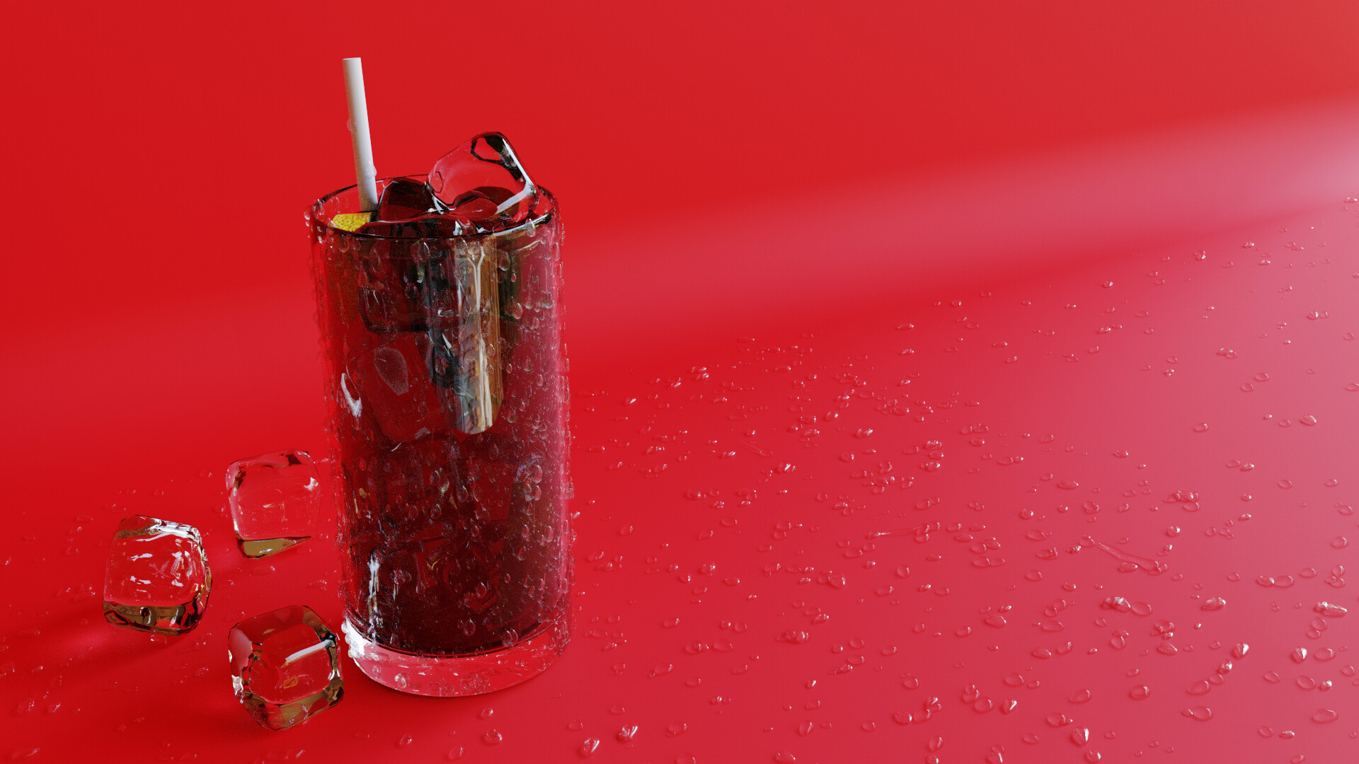 ArtStation - Refreshing drink with ice