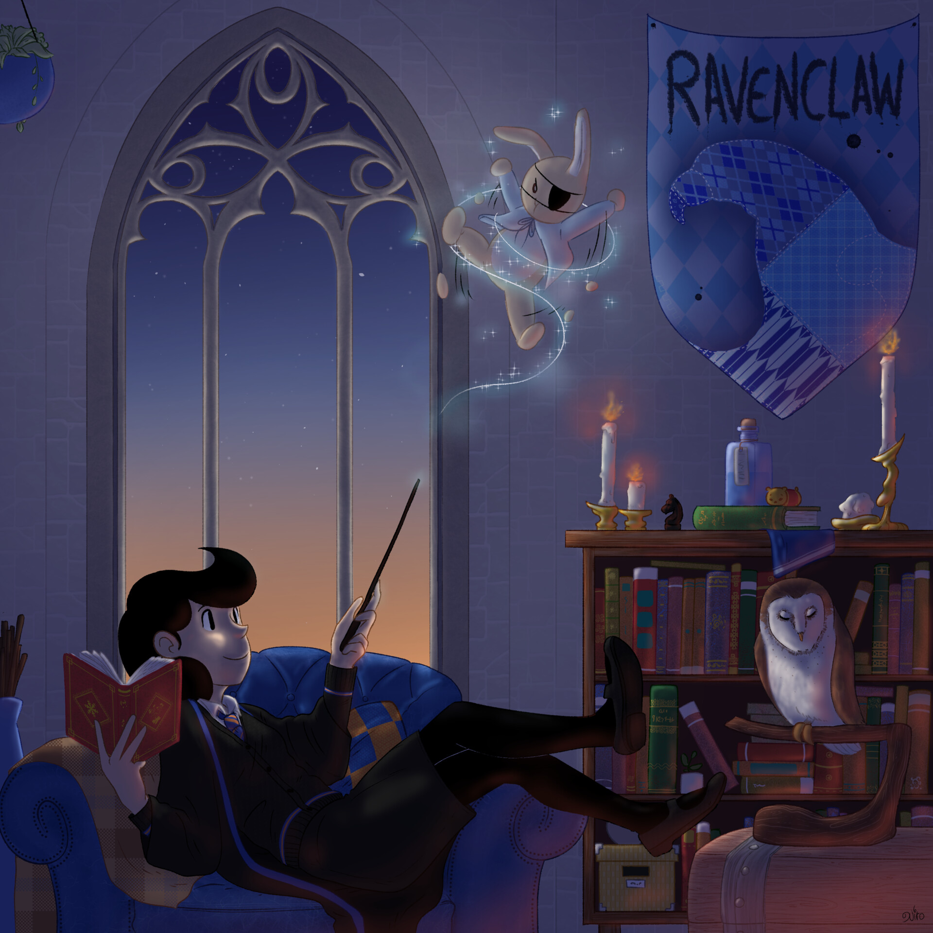 ArtStation - Ravenclaw fan