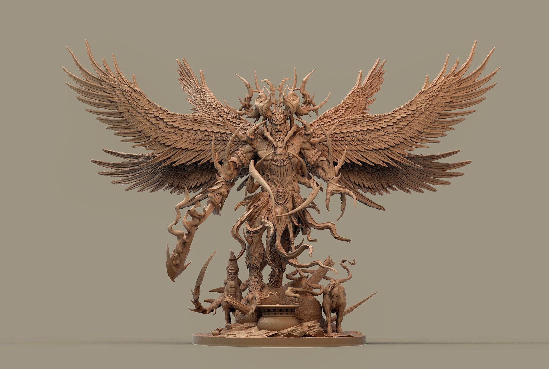 ArtStation - Herald of Assamiel new renders