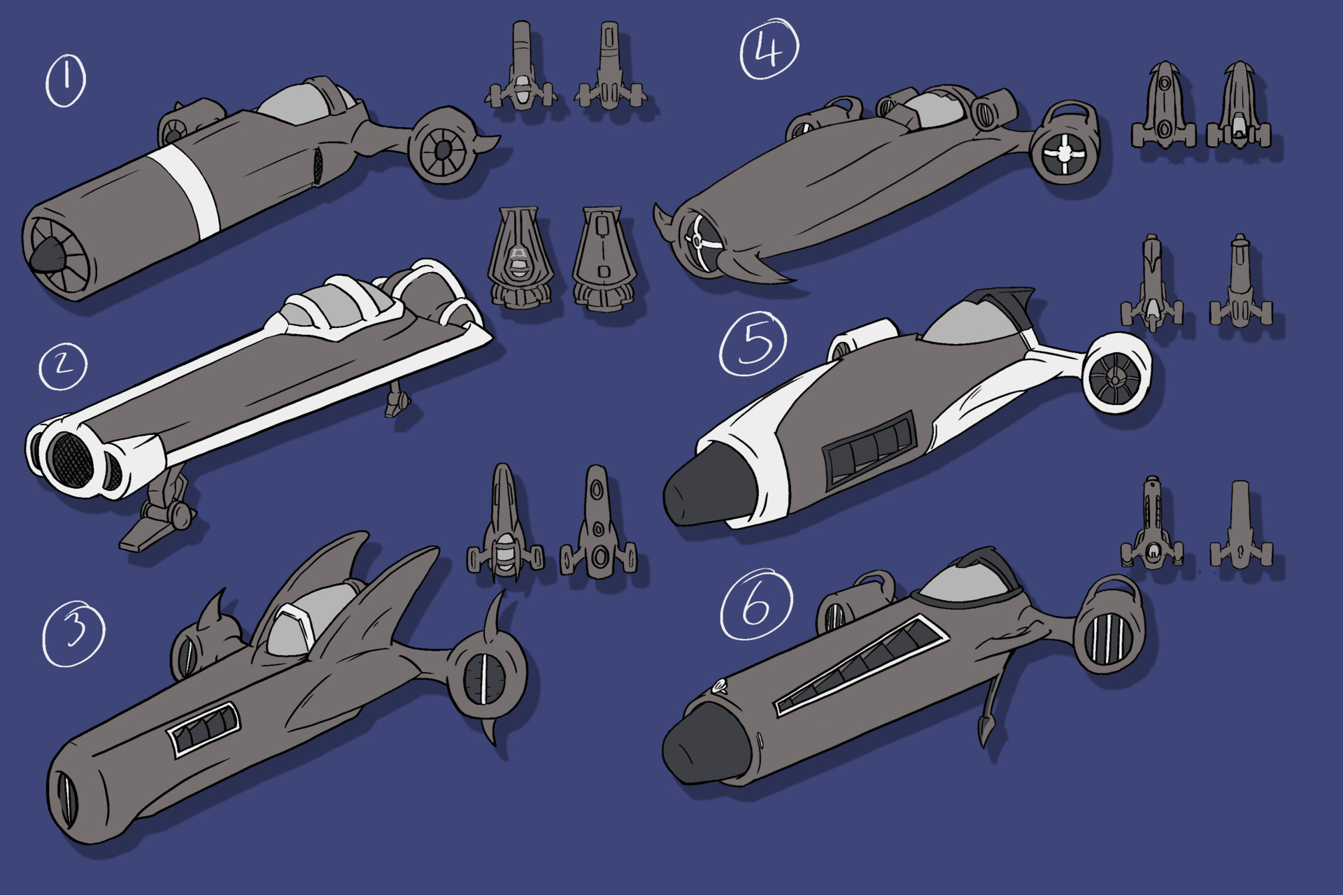 ArtStation - Space Ship/ Garage Environment Concept Art (Collaboration ...