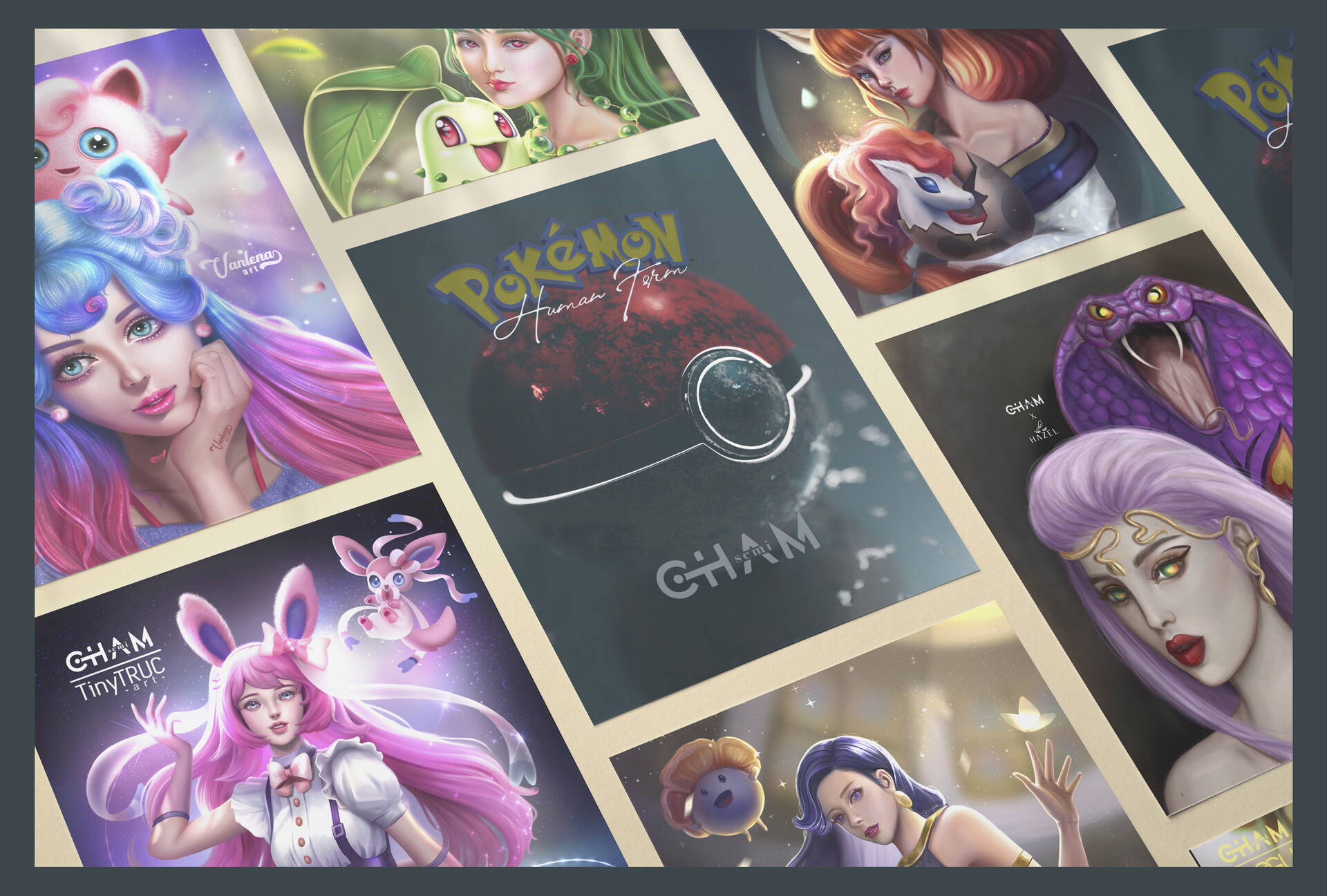 ArtStation - POKEMON HUMAN FORM