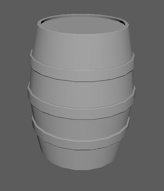 ArtStation - Stylized barrel