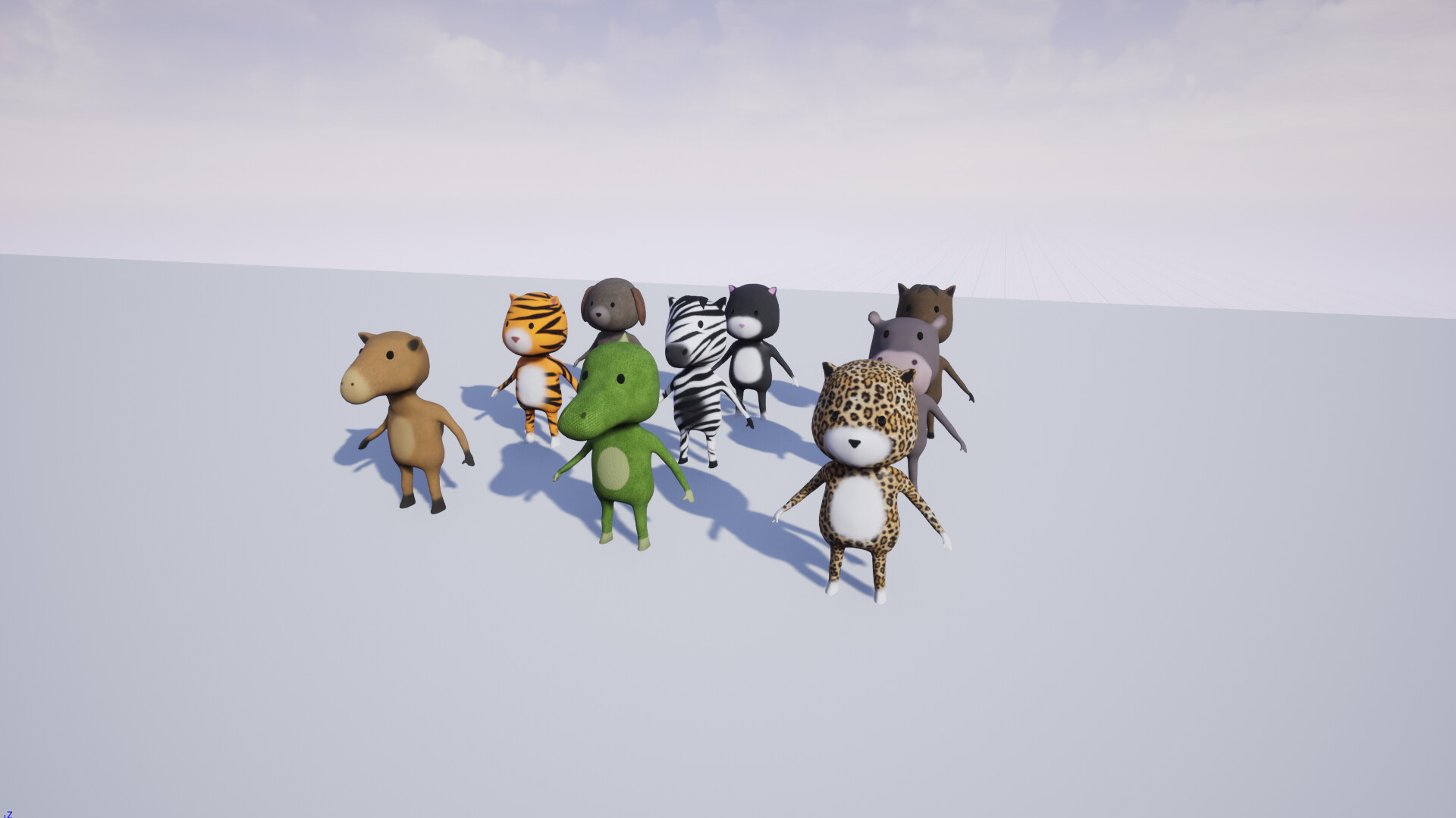 ArtStation - Cute little animals rigged to the UE4 skeleton