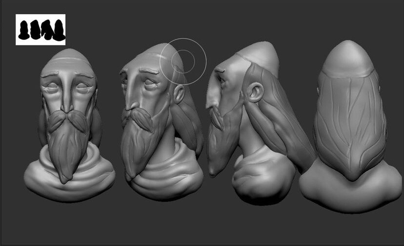 Amara Sillah - 3D modeling assignment using Zbrush