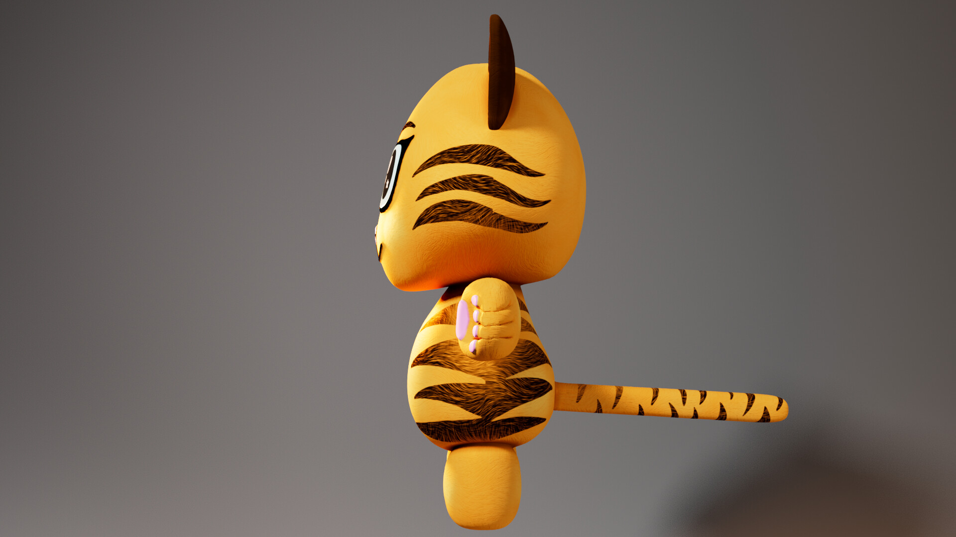 Emma Franklin - Stylized anthropomorphic tiger