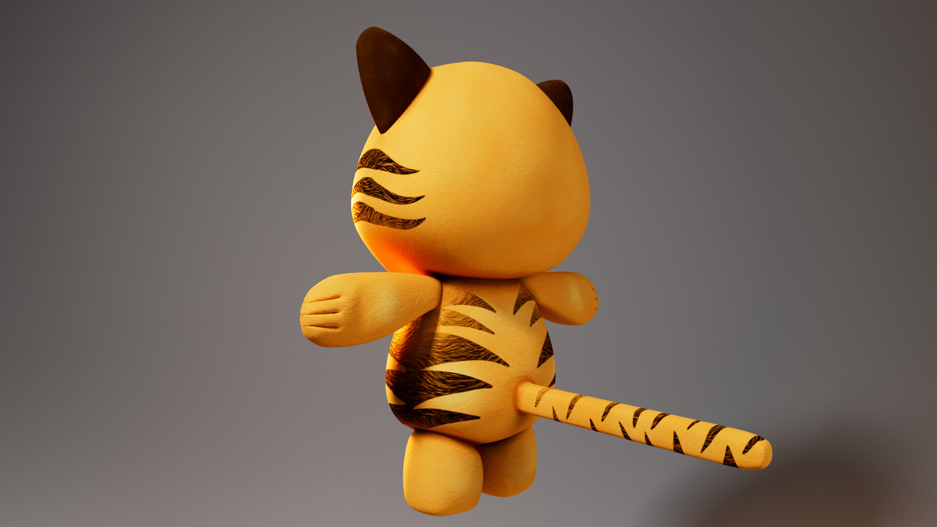 Emma Franklin - Stylized anthropomorphic tiger