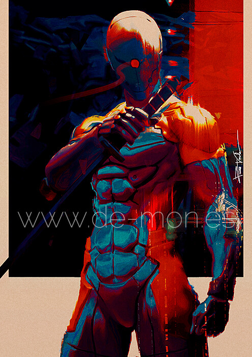 ArtStation - Cyborg Ninja - Metal Gear Solid Fan Art