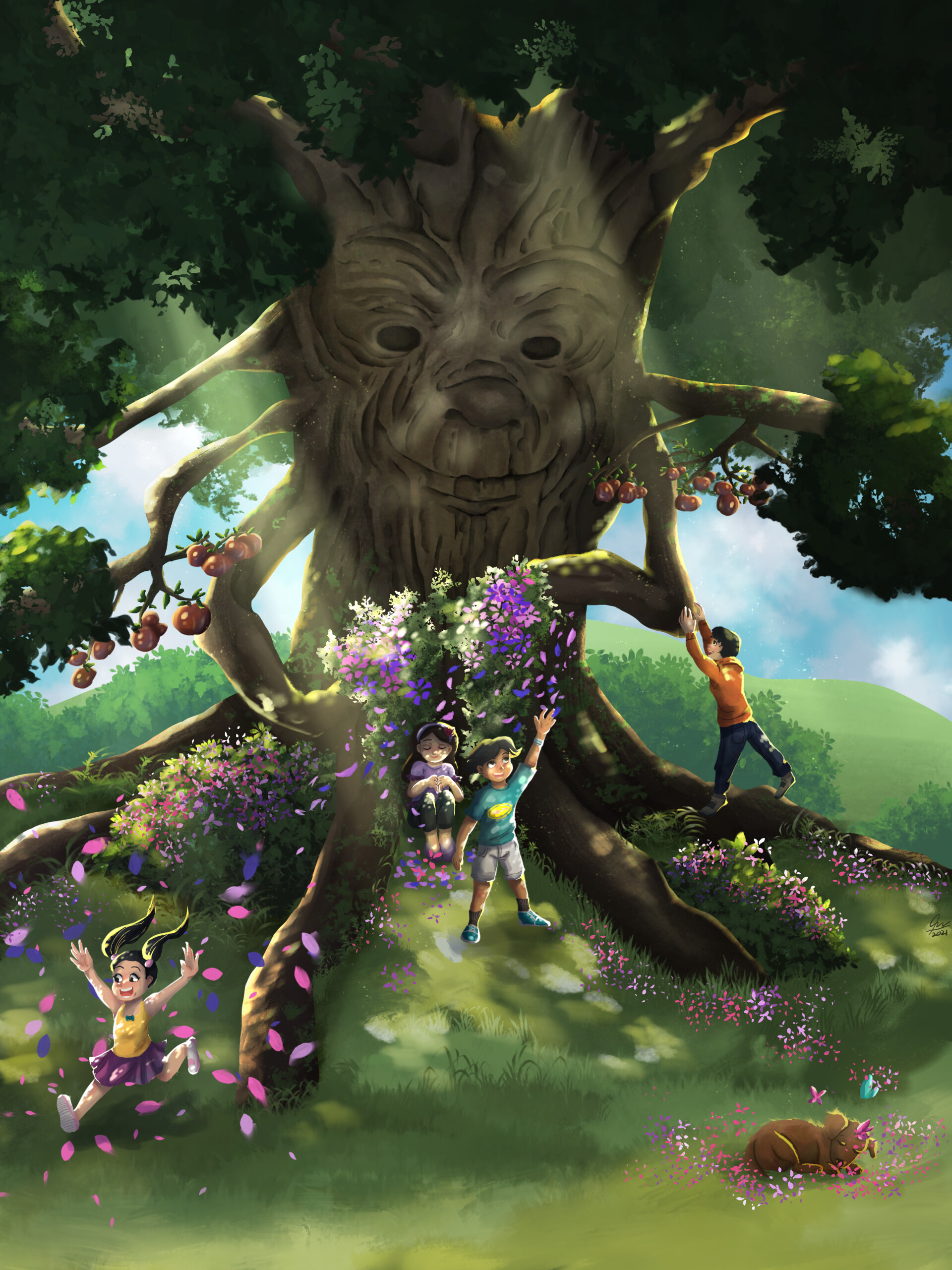 ArtStation - Granny Apple Tree