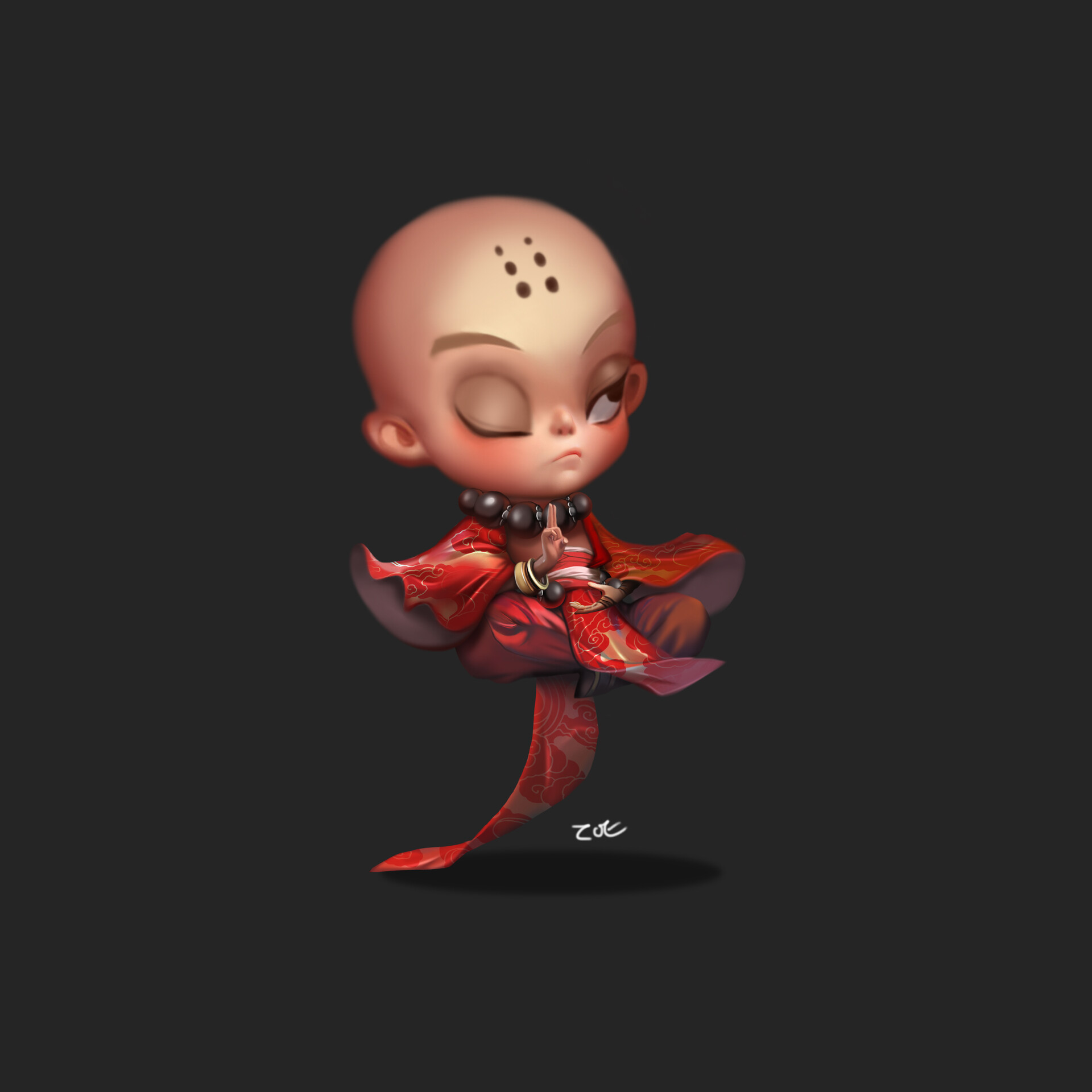 ArtStation - Buddhist monk