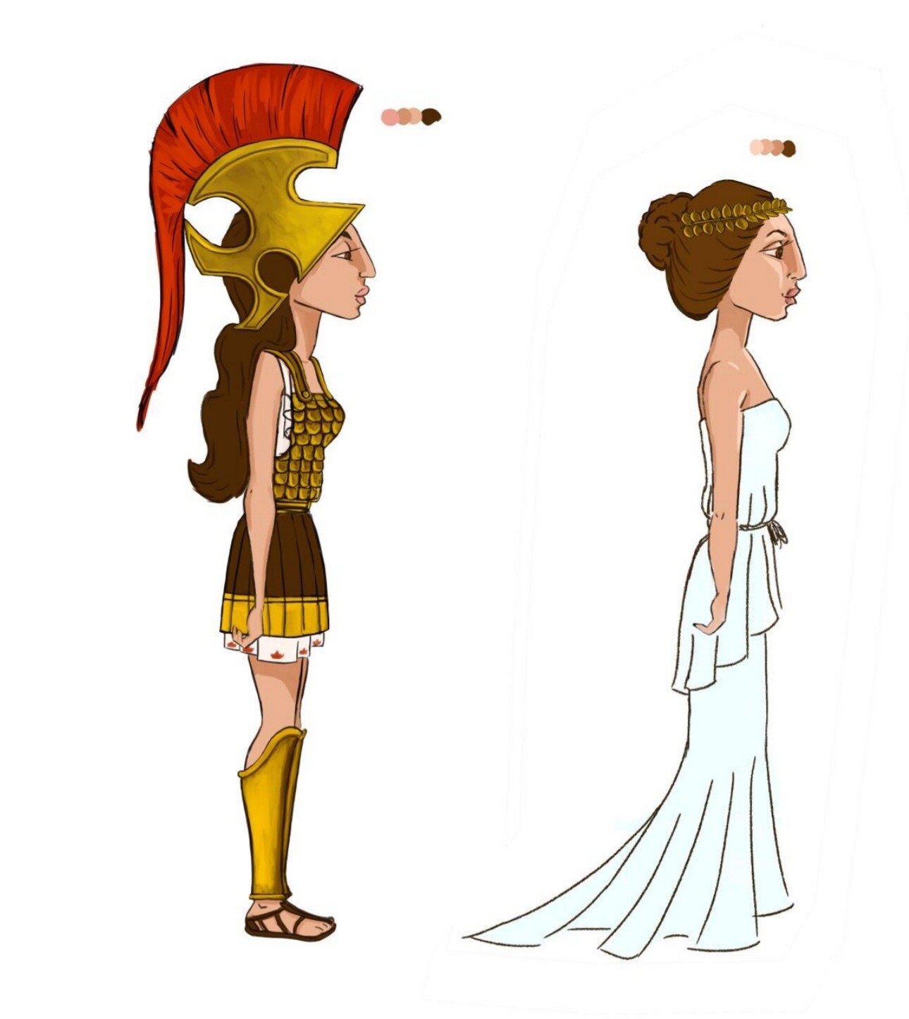 ArtStation - Greek Princess/warrior