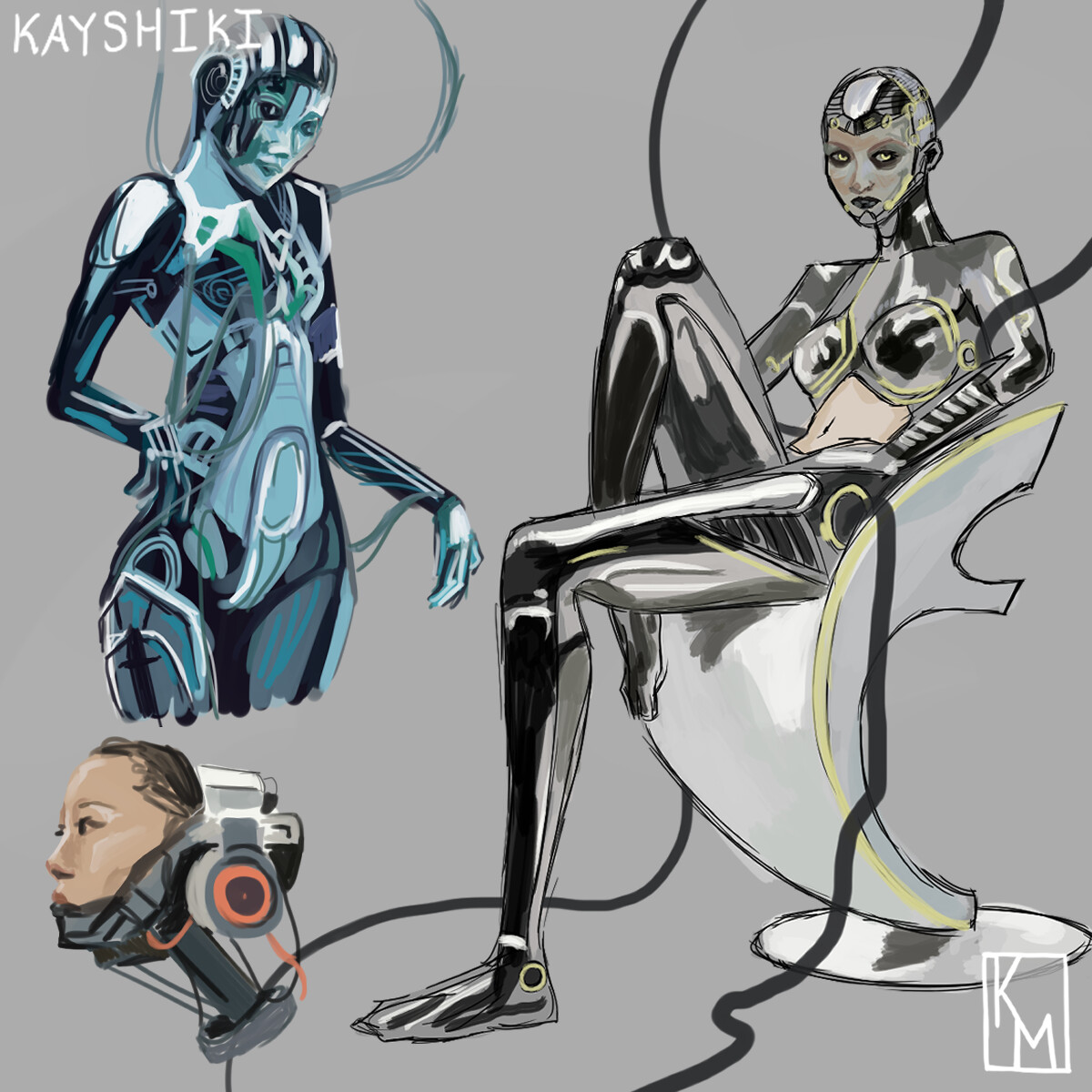 ArtStation - Cyborg study