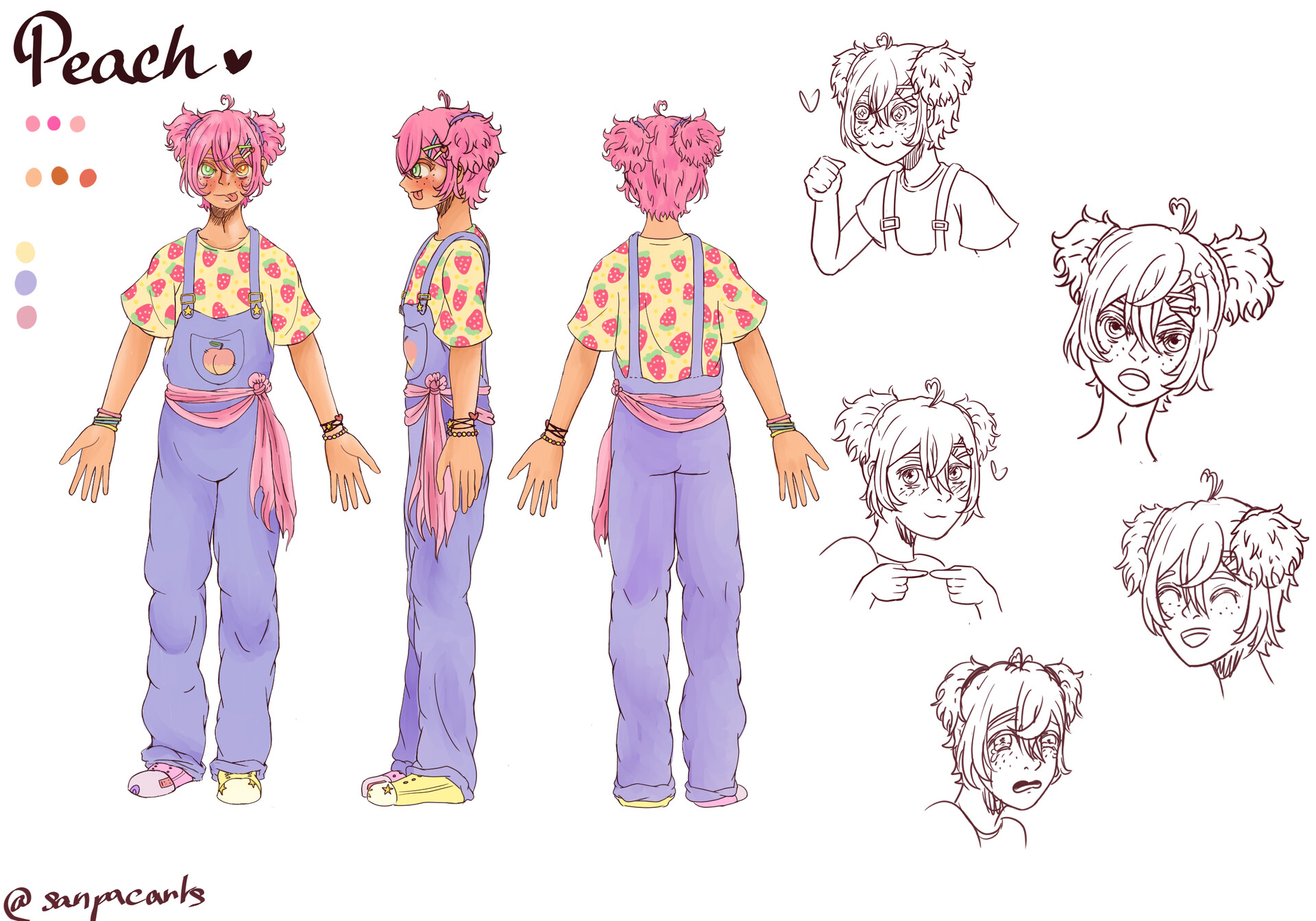 ArtStation - Character Design - Peach