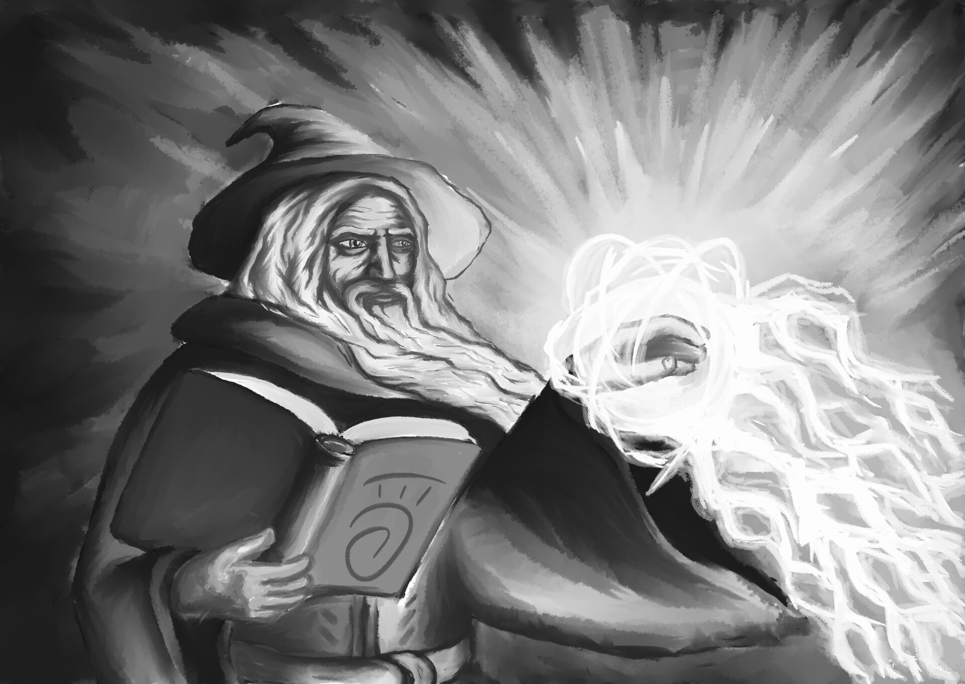 ArtStation - Wizard sketch