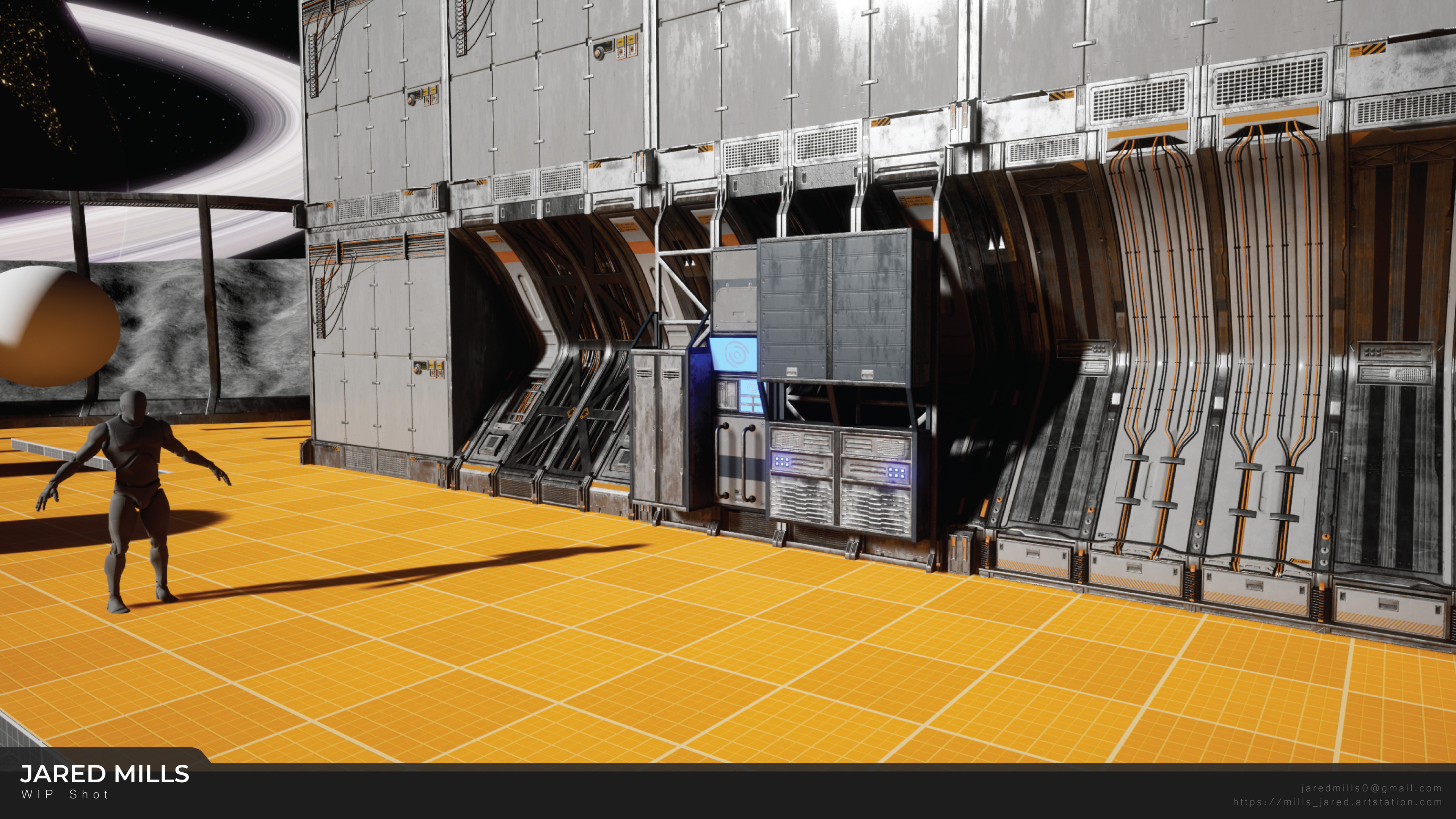 Jared Mills - Moon Base WIP