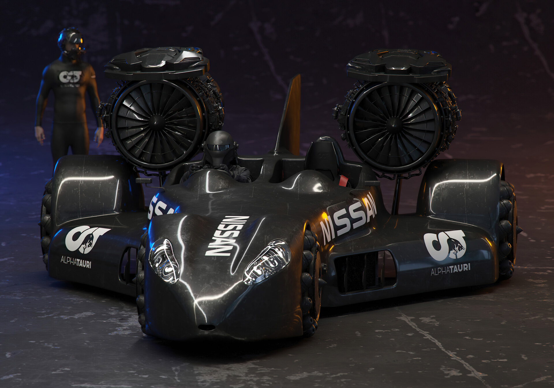 ArtStation - Nissan DELTAWING