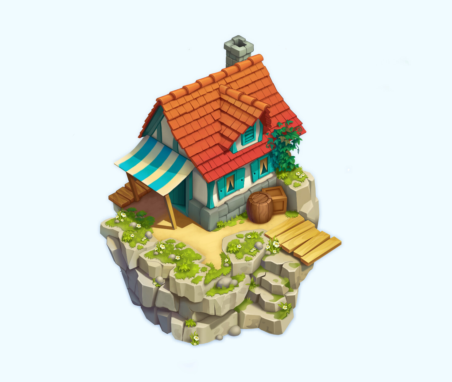 ArtStation - house concept